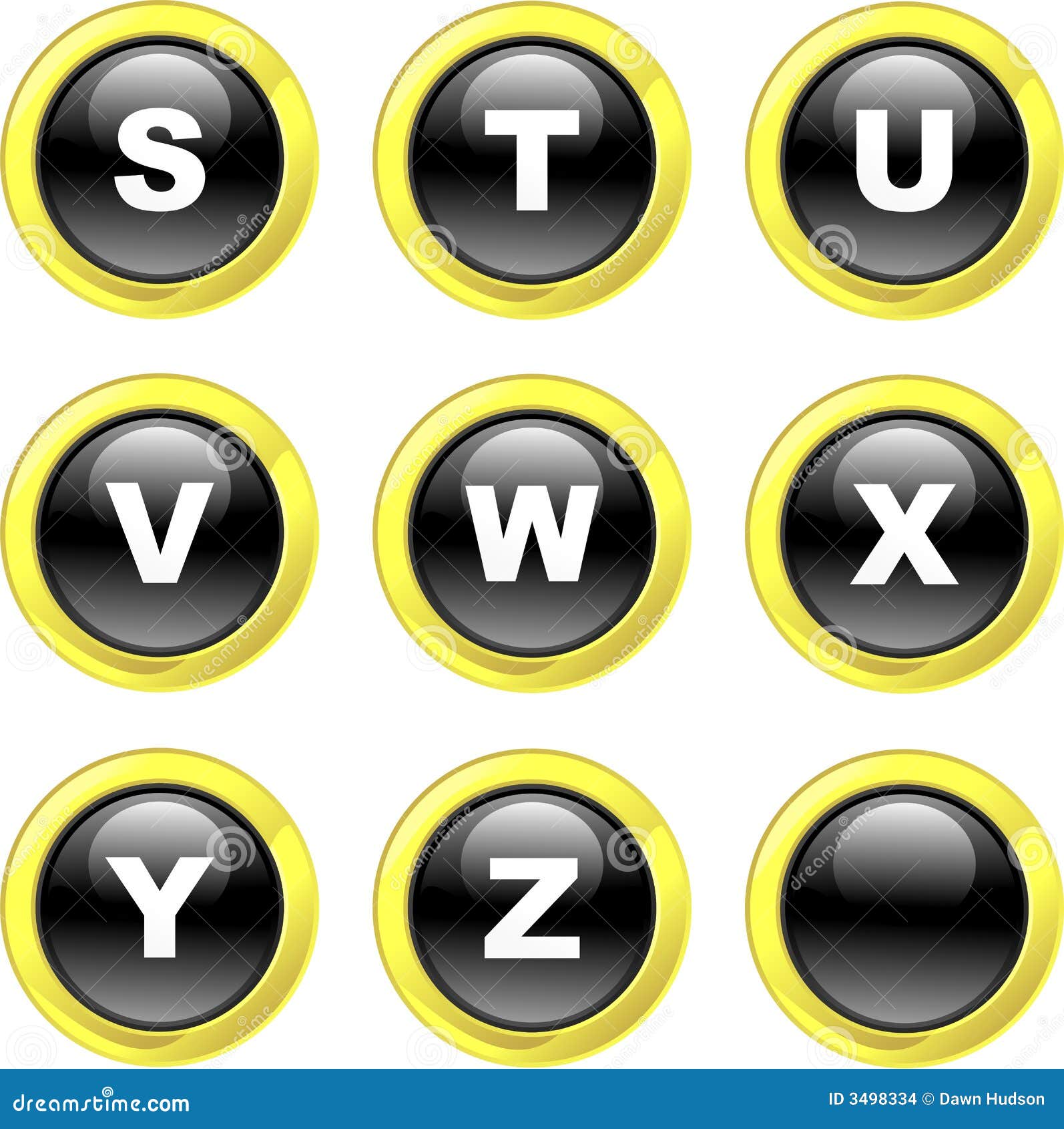 Alphabet icons stock vector. Illustration of elements - 3498334