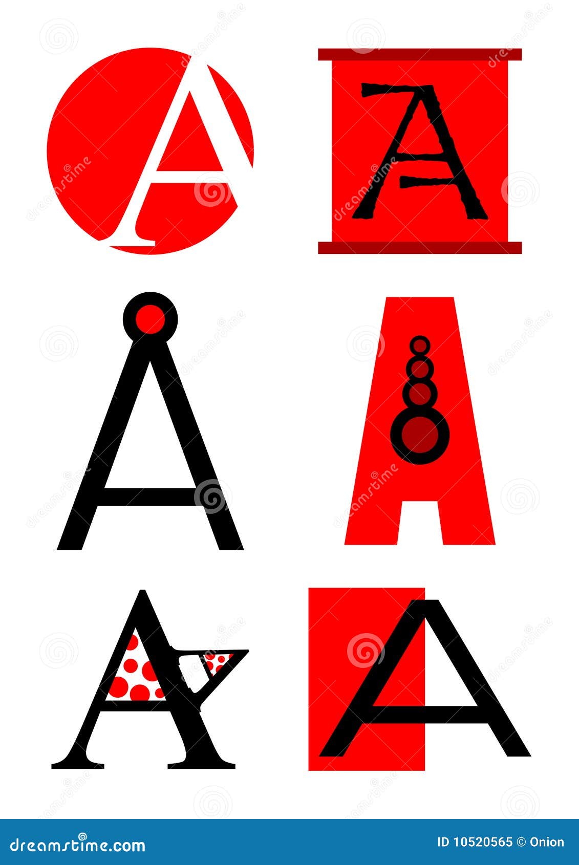 Alphabet Icons Logos Vector 向量例证 - 插画 包括有 字体, 设计: 10520565