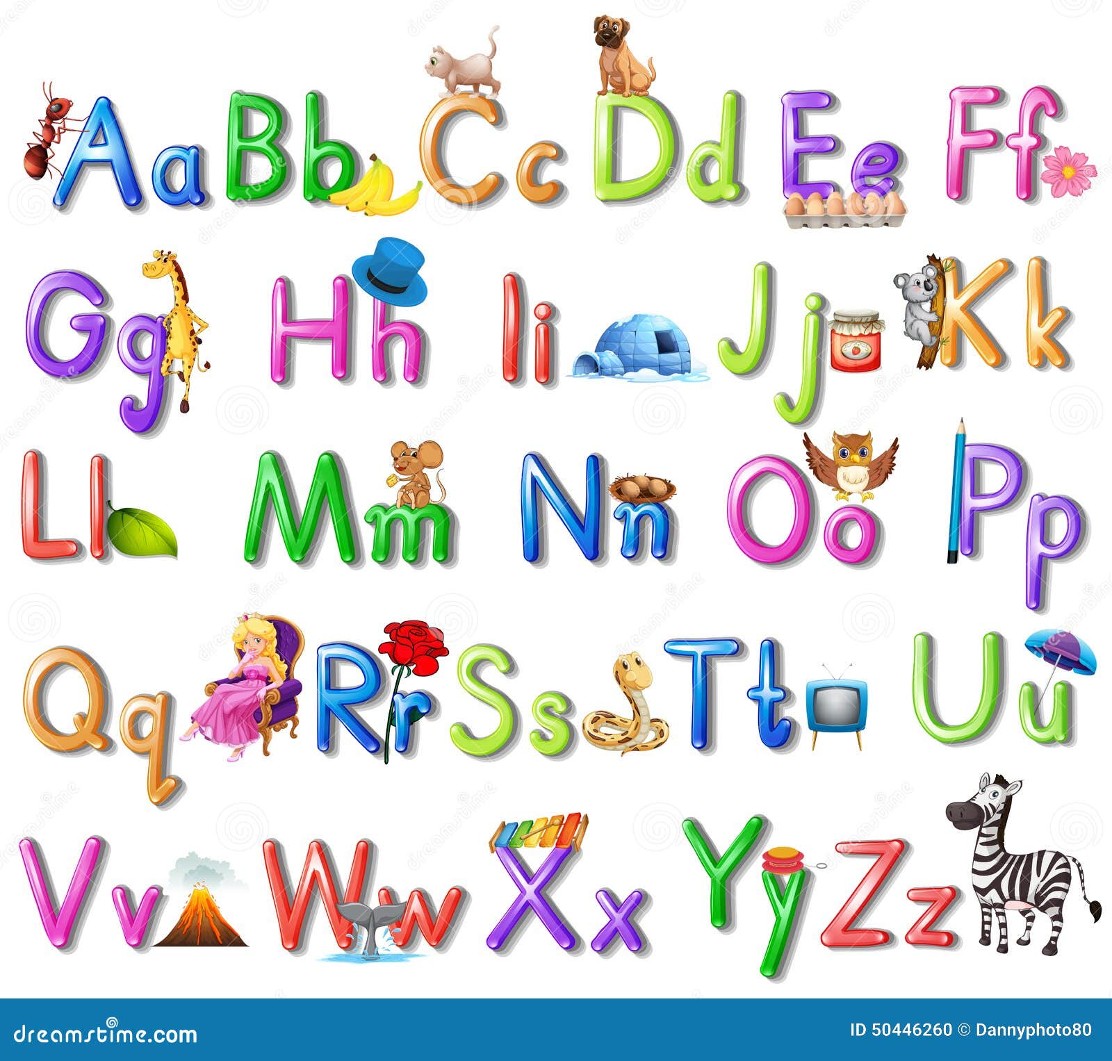 Alphabet stock vector. Illustration of banner, letter - 50446260