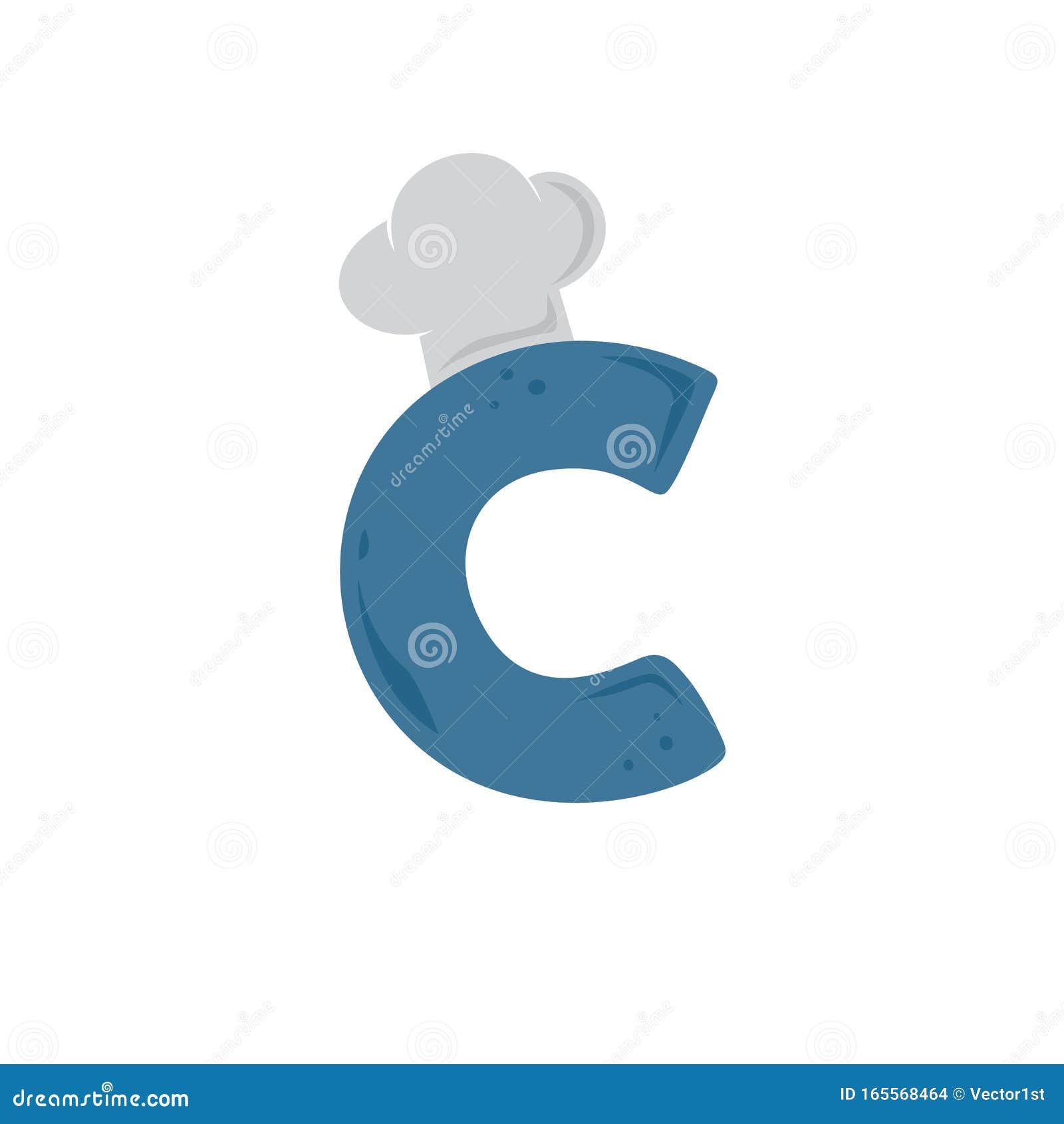 Alphabet Initial Chef Hat Restaurant Theme Logo Icon Stock Vector ...
