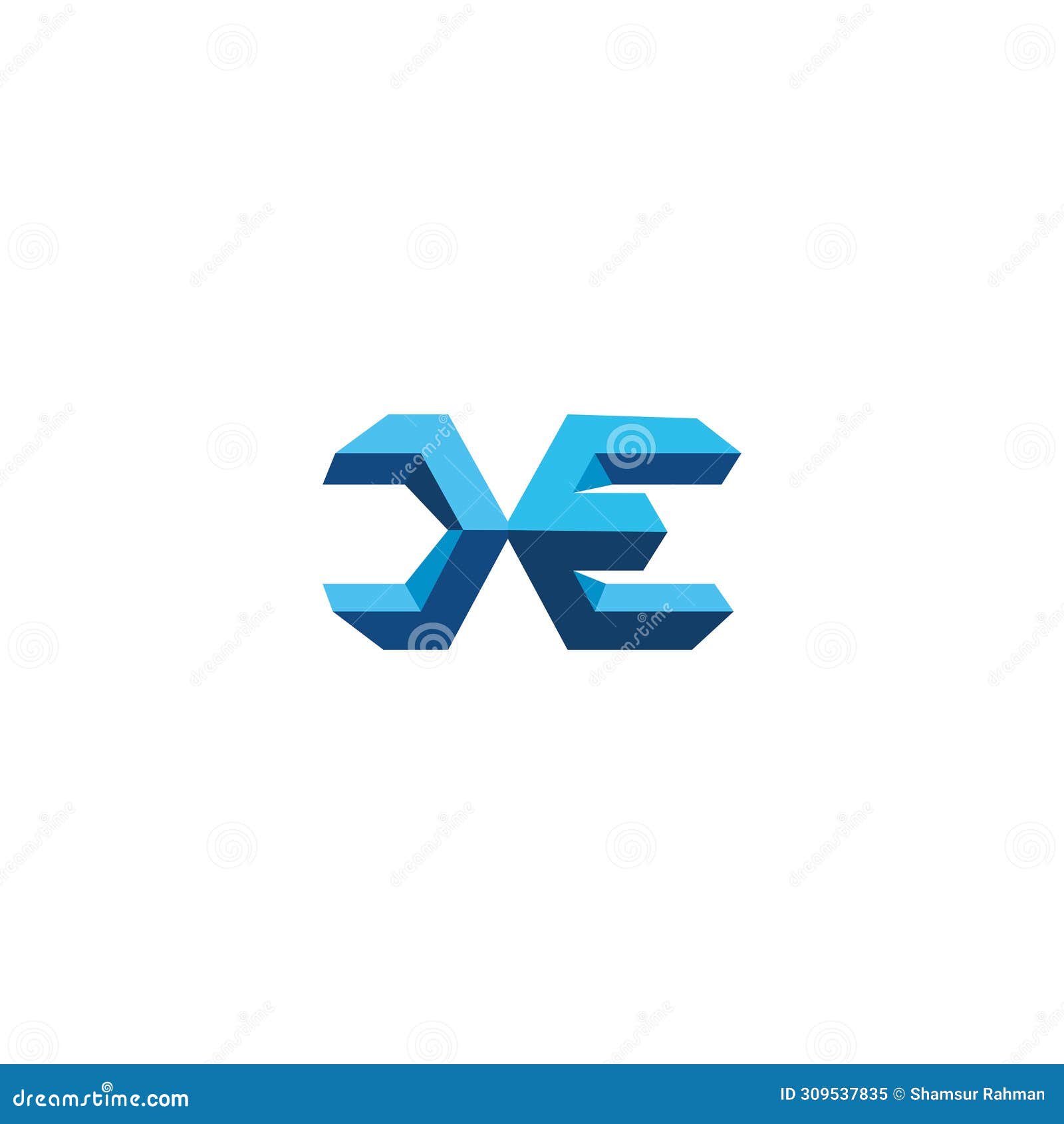 Alphabet-Initialen Logo Ex E Und X Vektor Abbildung - Illustration von ...