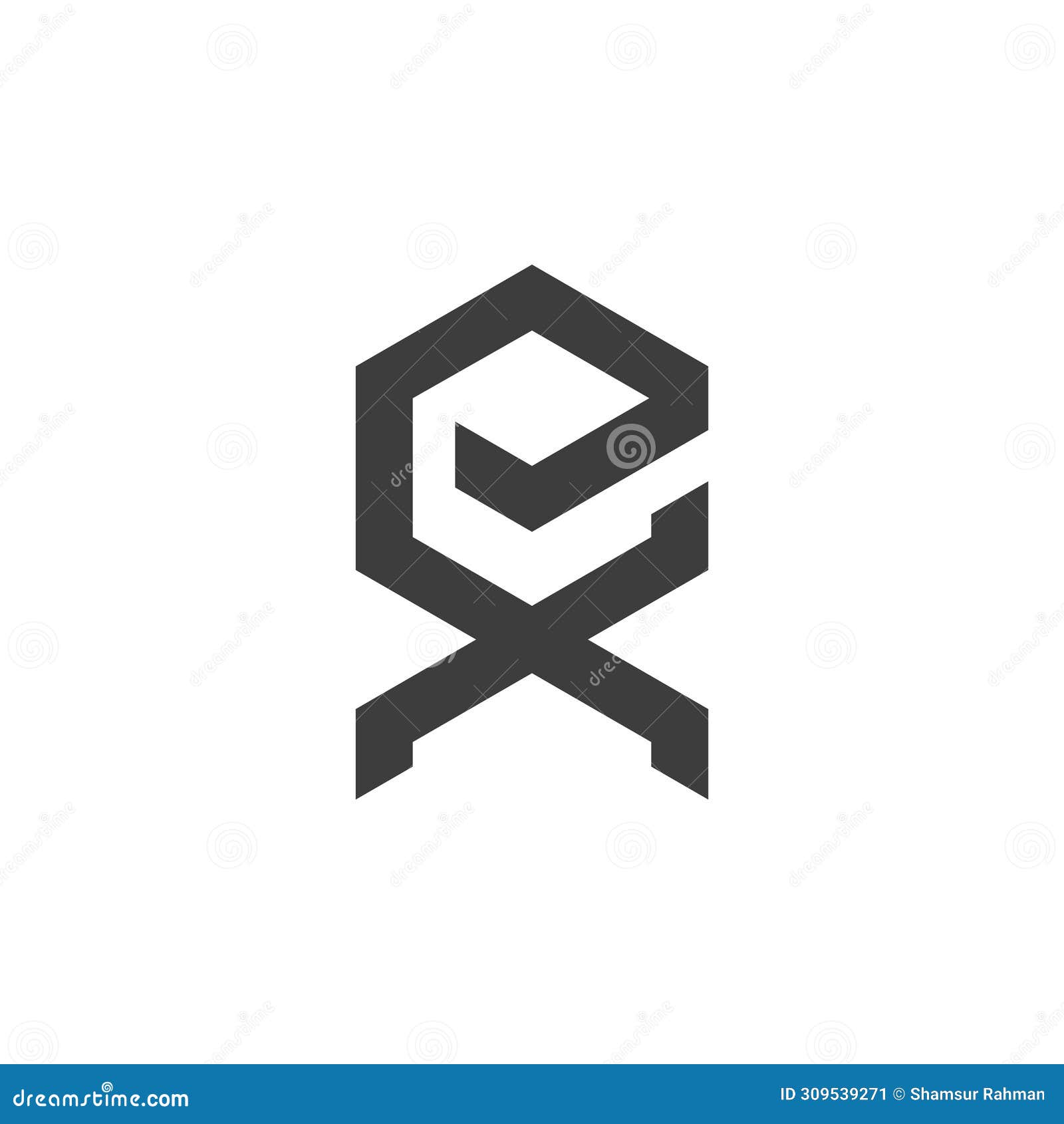 Alphabet-Initialen Logo Ex E Und X Vektor Abbildung - Illustration von ...