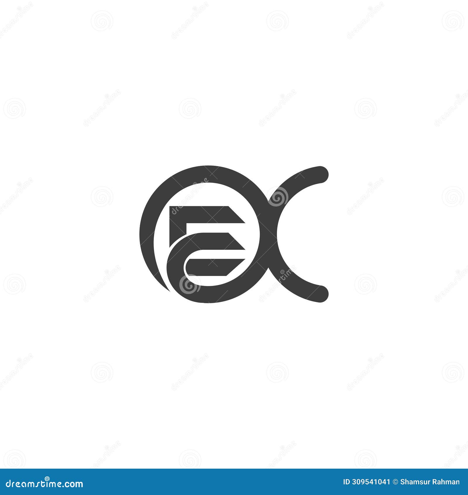 Alphabet-Initialen Logo Ex E Und X Vektor Abbildung - Illustration von ...