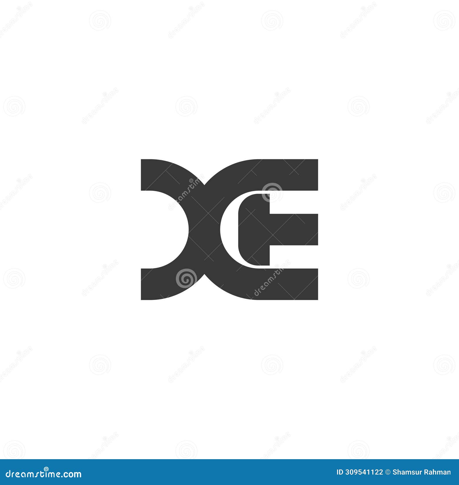 Alphabet-Initialen Logo Ex E Und X Vektor Abbildung - Illustration von ...