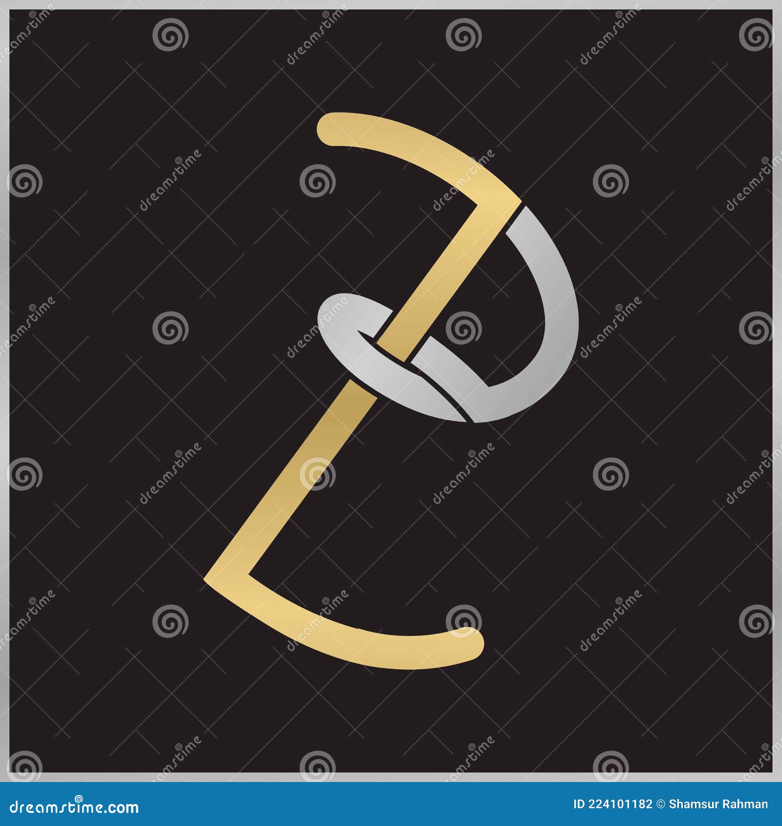 Alphabet Initialen Logo Pz Zp Z Und P Vektor Abbildung - Illustration ...