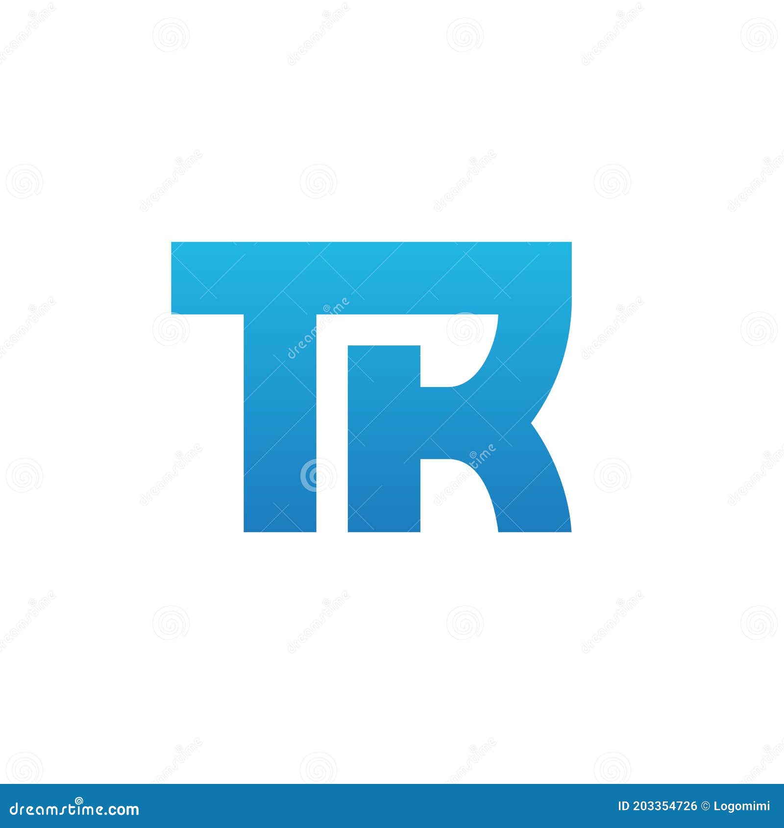 Alphabet Initials Letters Monogram TR RT T R, Vector Logo Icon Design ...