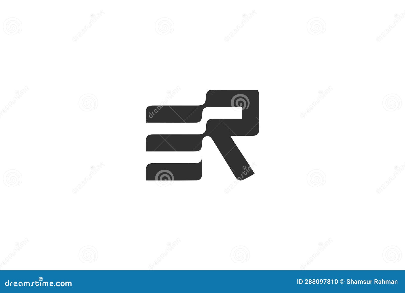 Alphabet Initials Logo RE, ER, R and E Stock Illustration ...