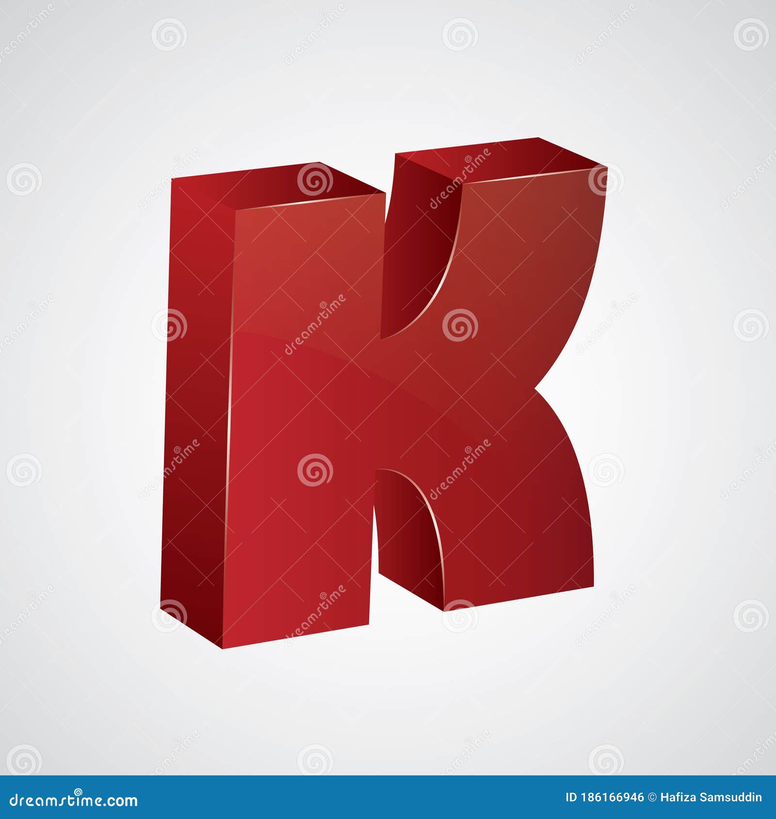 Alphabet K. Vector Illustration Decorative Design Stock Vector ...