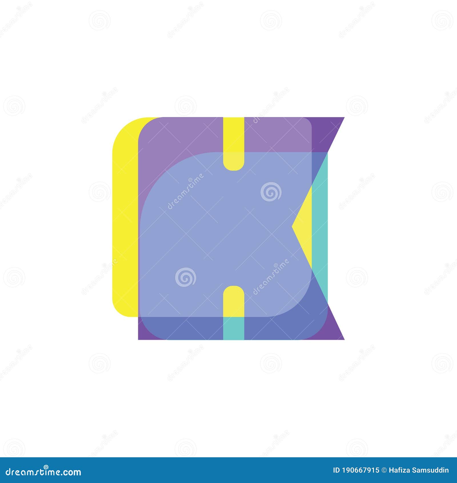 Alphabet K. Vector Illustration Decorative Design Stock Vector ...