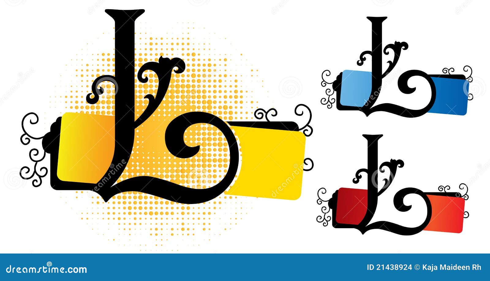 Alphabet l vector stock vector. Illustration of isolated - 21438924