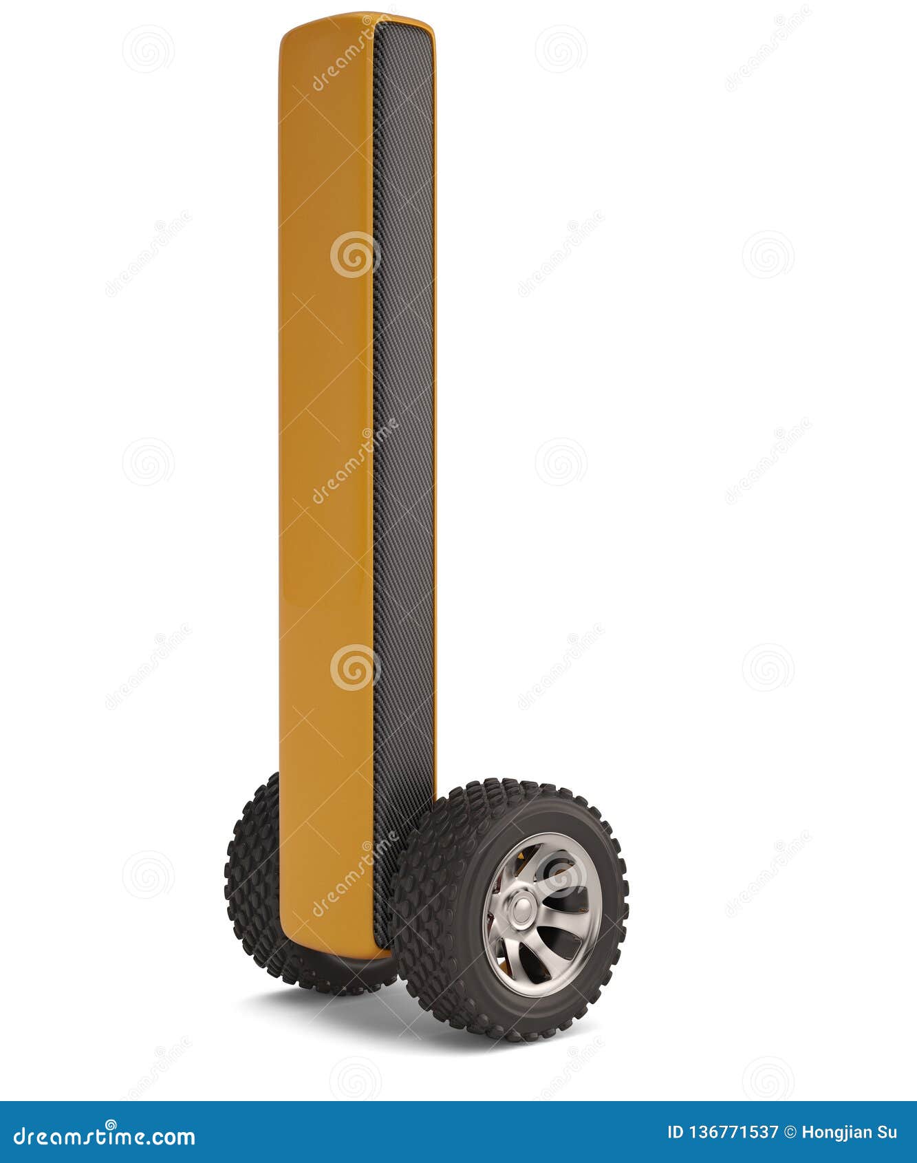 Alphabet L with Wheels Isolated on White Background 3D Illustration ...