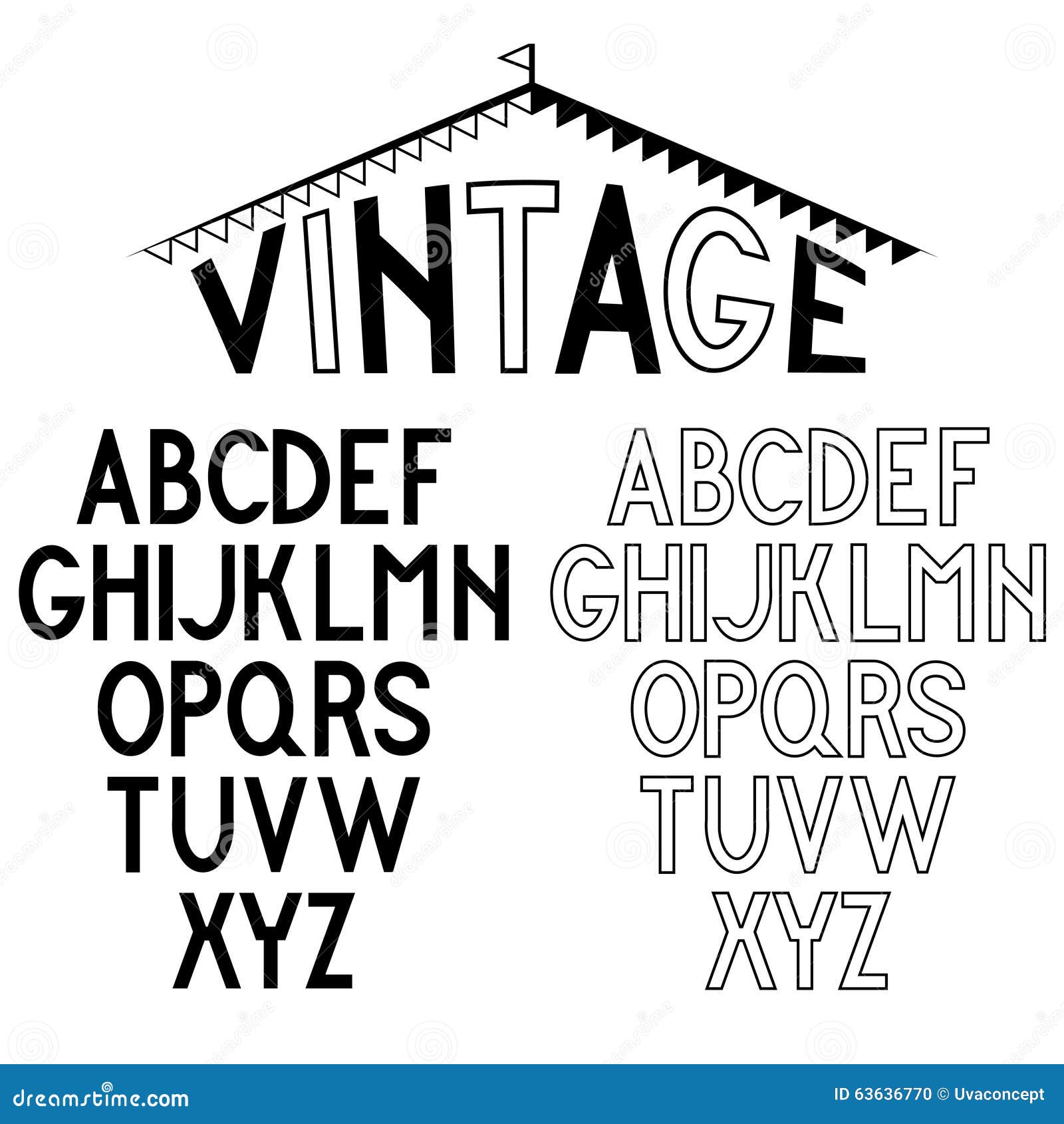 Alphabet for labels stock vector. Illustration of graphic - 63636770