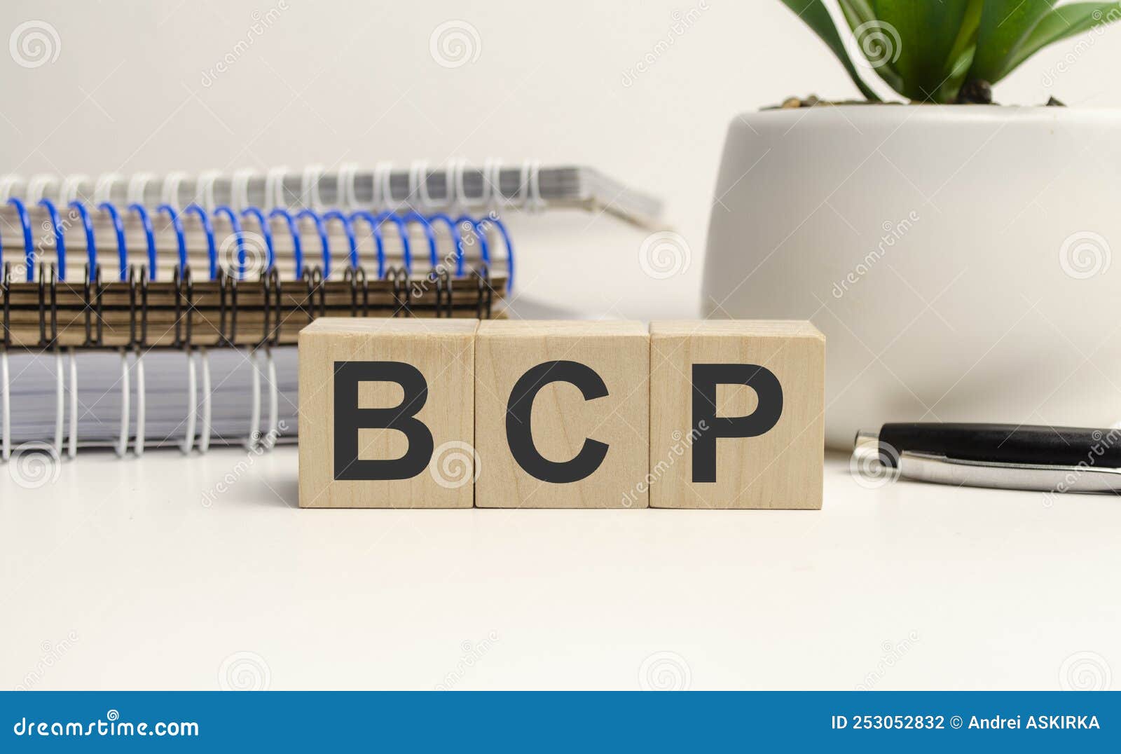 Alphabet Letter Block in Word BCP on White Background Stock Photo ...