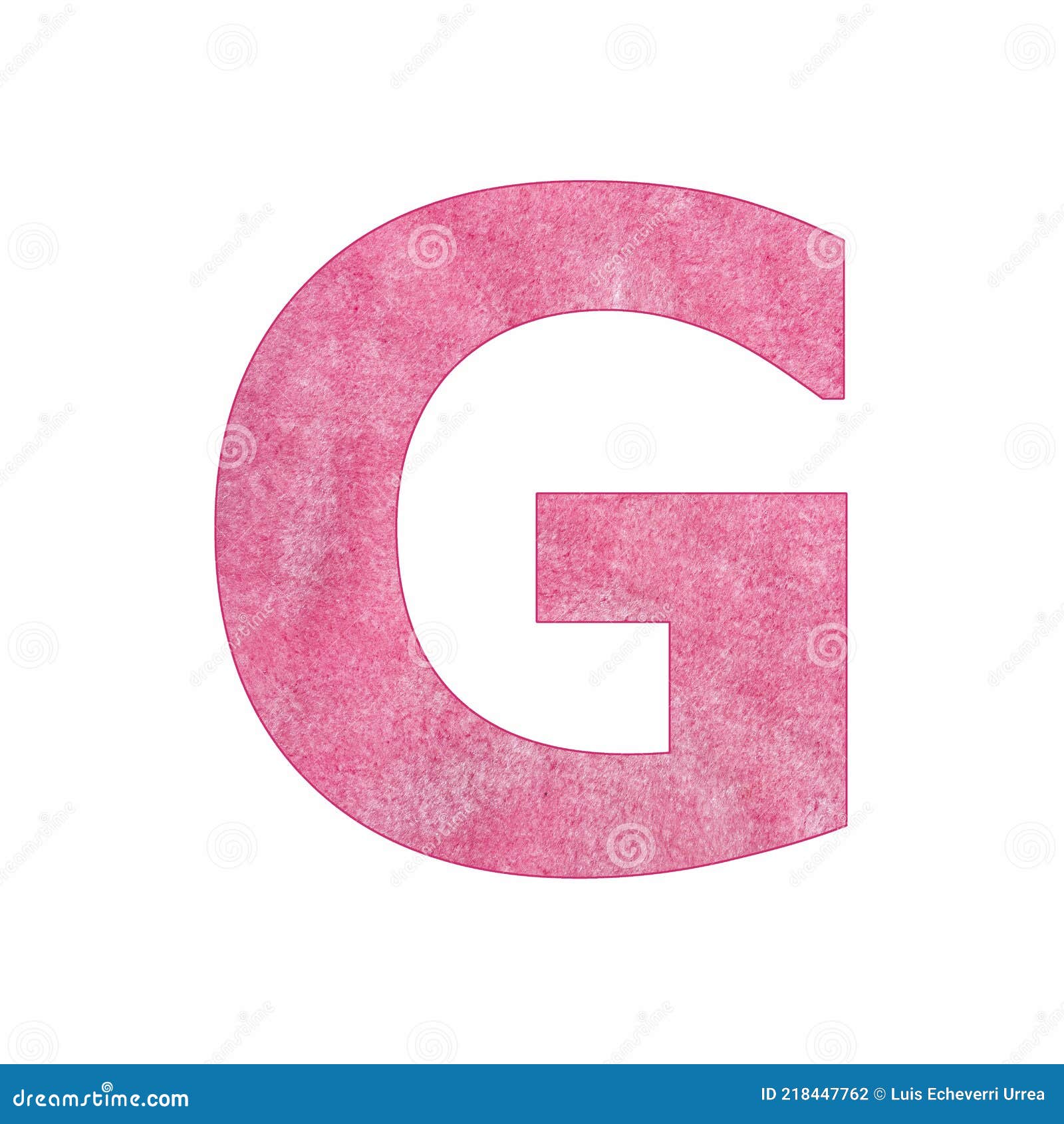 G Capital Letter - Pink Plush Texture Stock Photo - Image of color ...