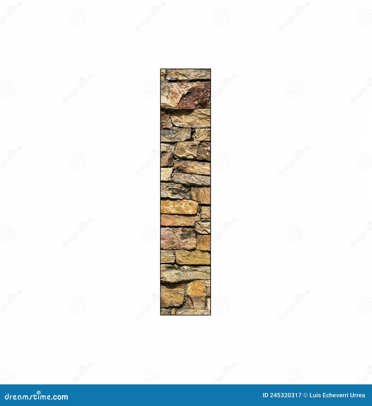 Alphabet Letter I - Rustic Stone Background Stock Image - Image of ...