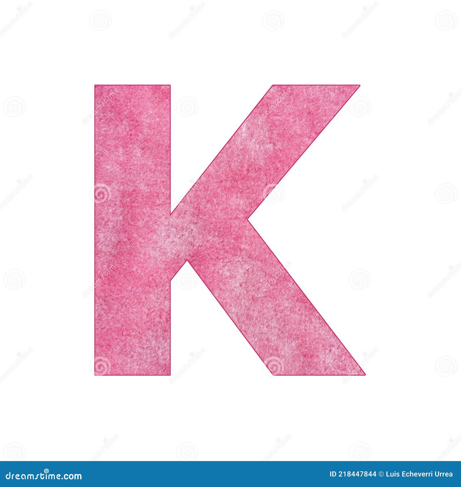 K Capital Letter - Pink Plush Texture Stock Photo - Image of surface ...