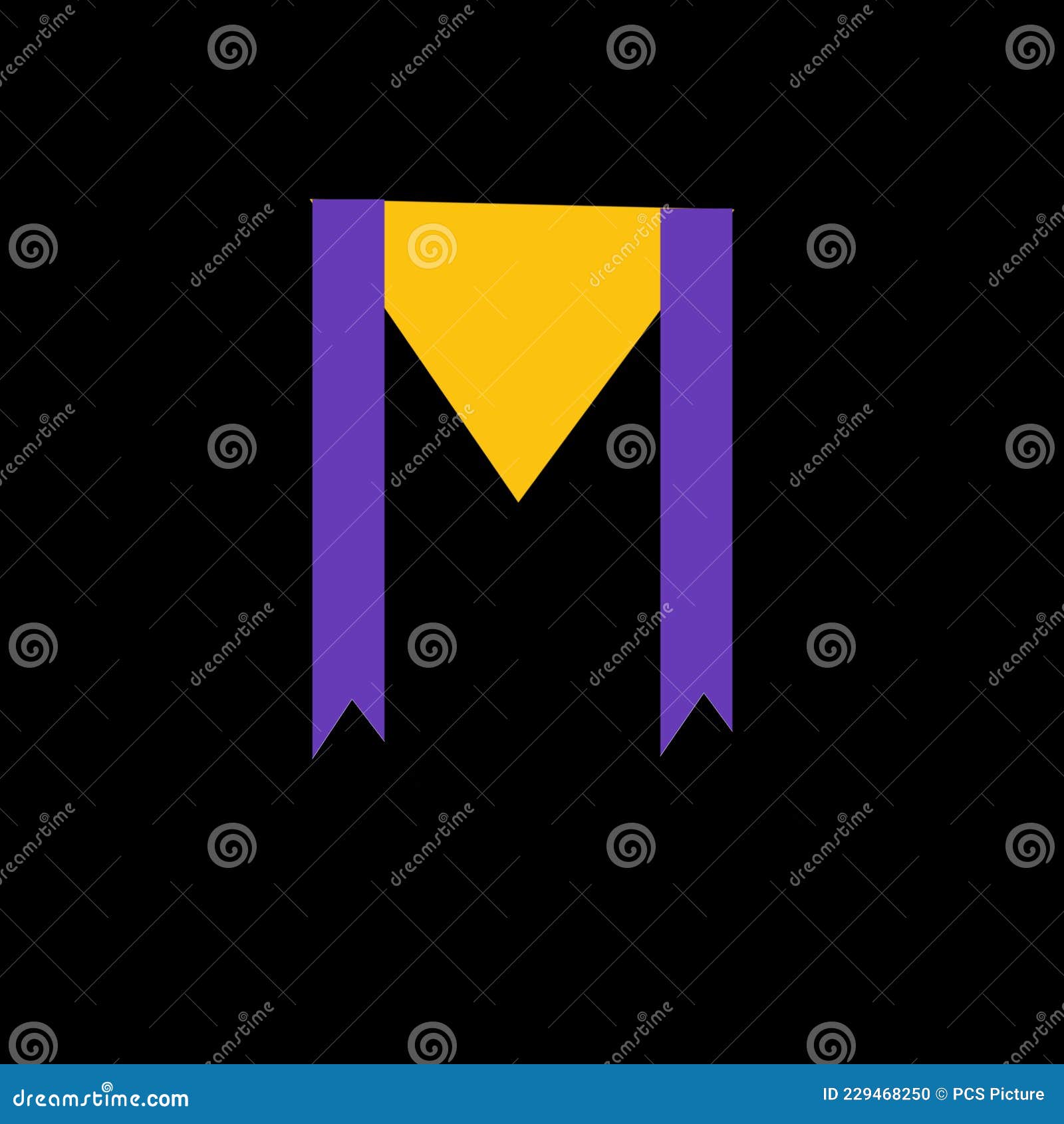 Alphabet letter M logo stock illustration. Illustration of brand ...