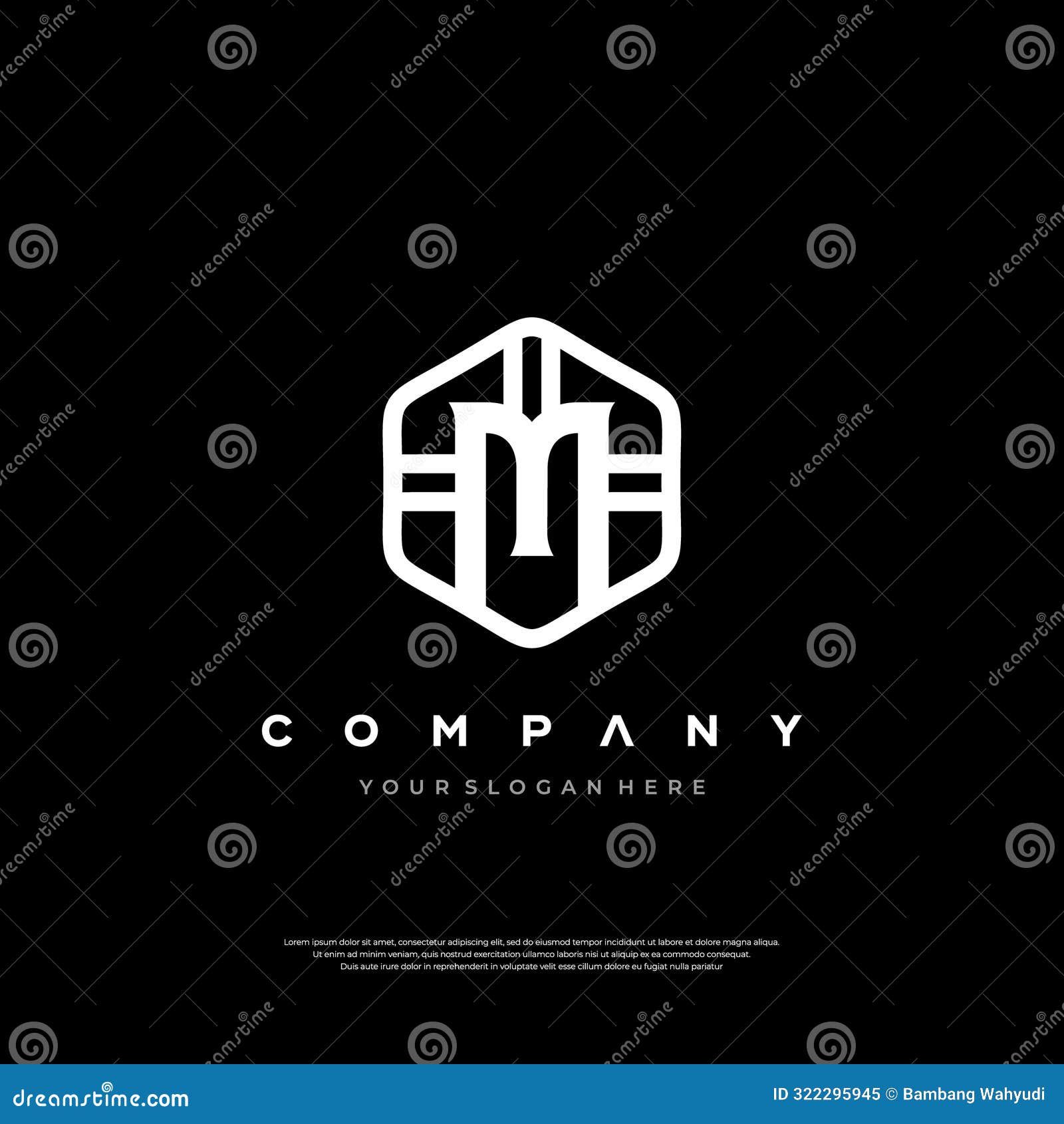 Alphabet Letter M Monogram Logo, Gold Color Elegant Classical Cartoon ...