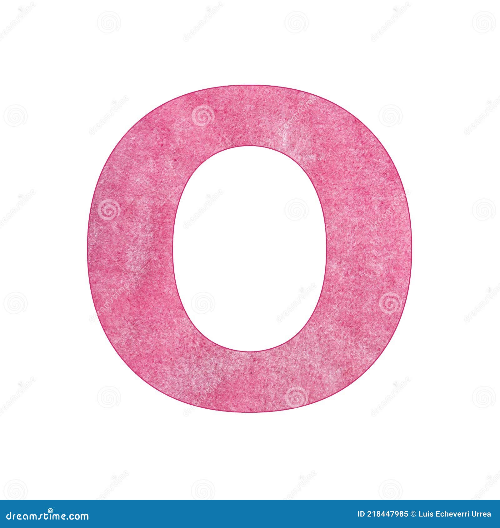 Alphabet Letter O - Pink Plush Texture Stock Image - Image of lines ...
