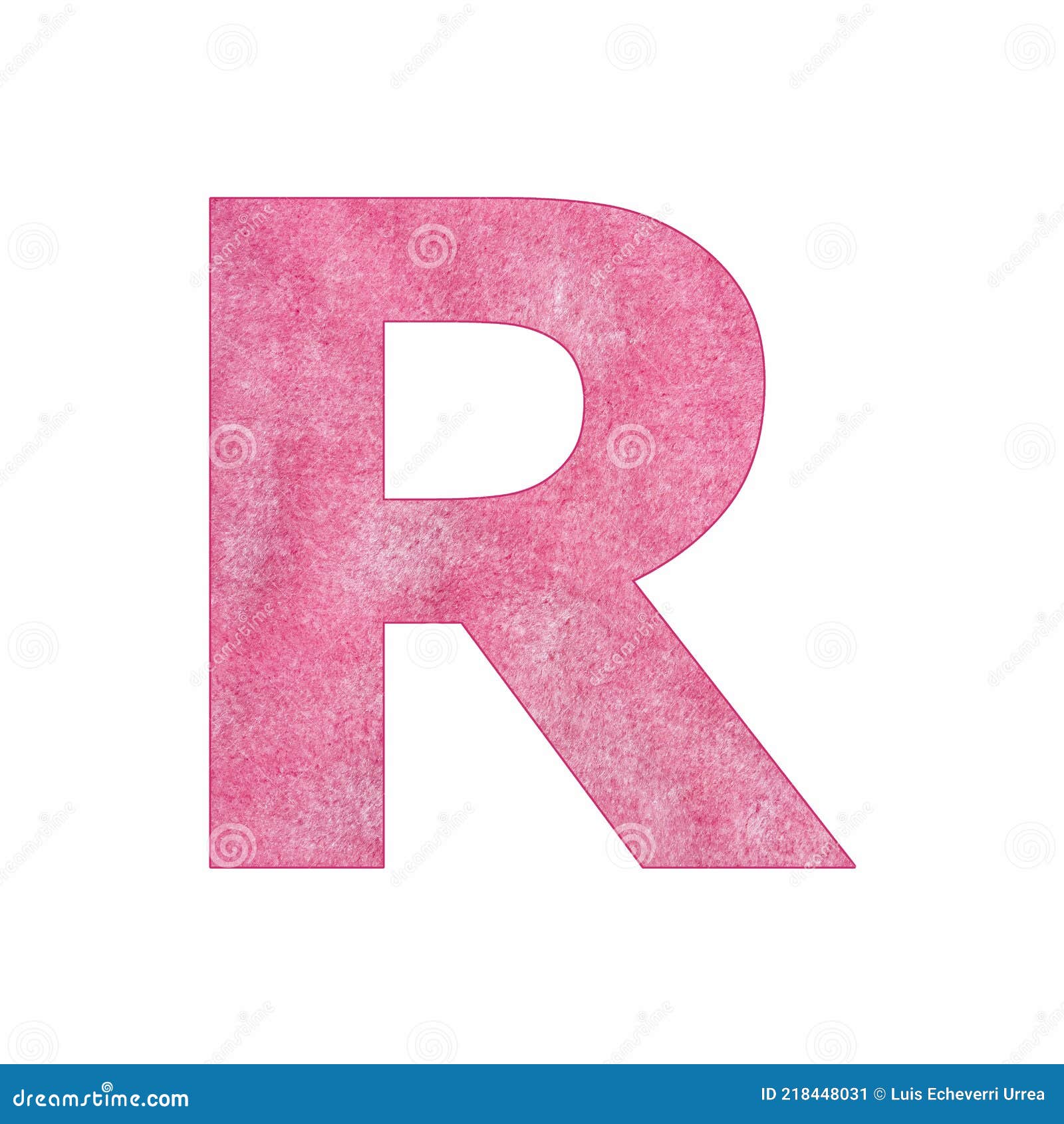 R Capital Letter - Pink Plush Texture Stock Image - Image of fibers ...