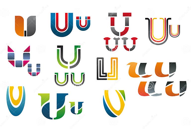 Alphabet letter U stock vector. Illustration of education - 21308041