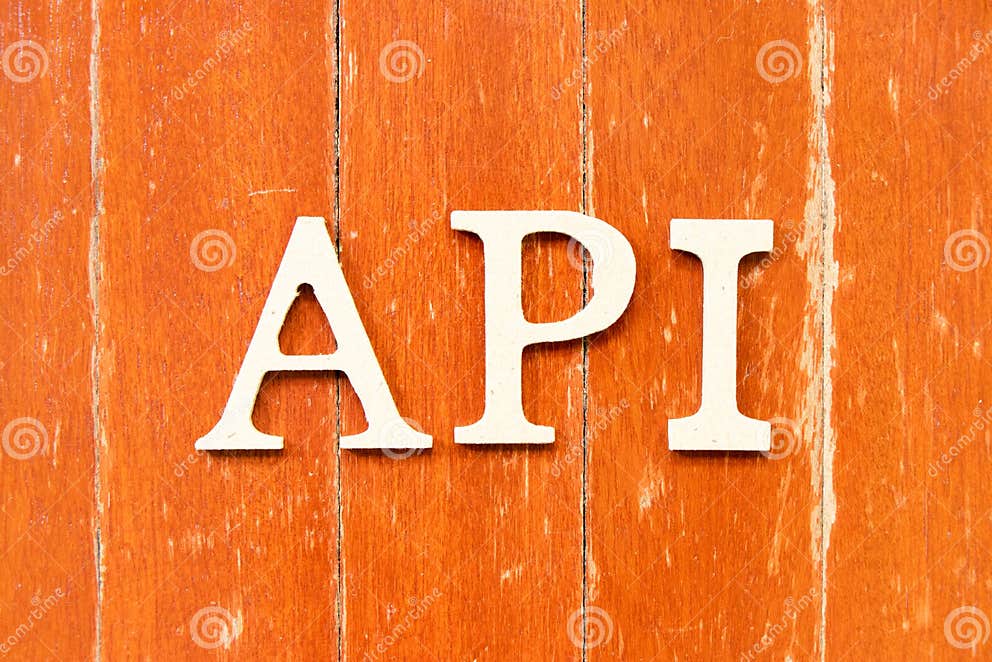 Alphabet in Word API Abbreviation of Application Programming Interface ...