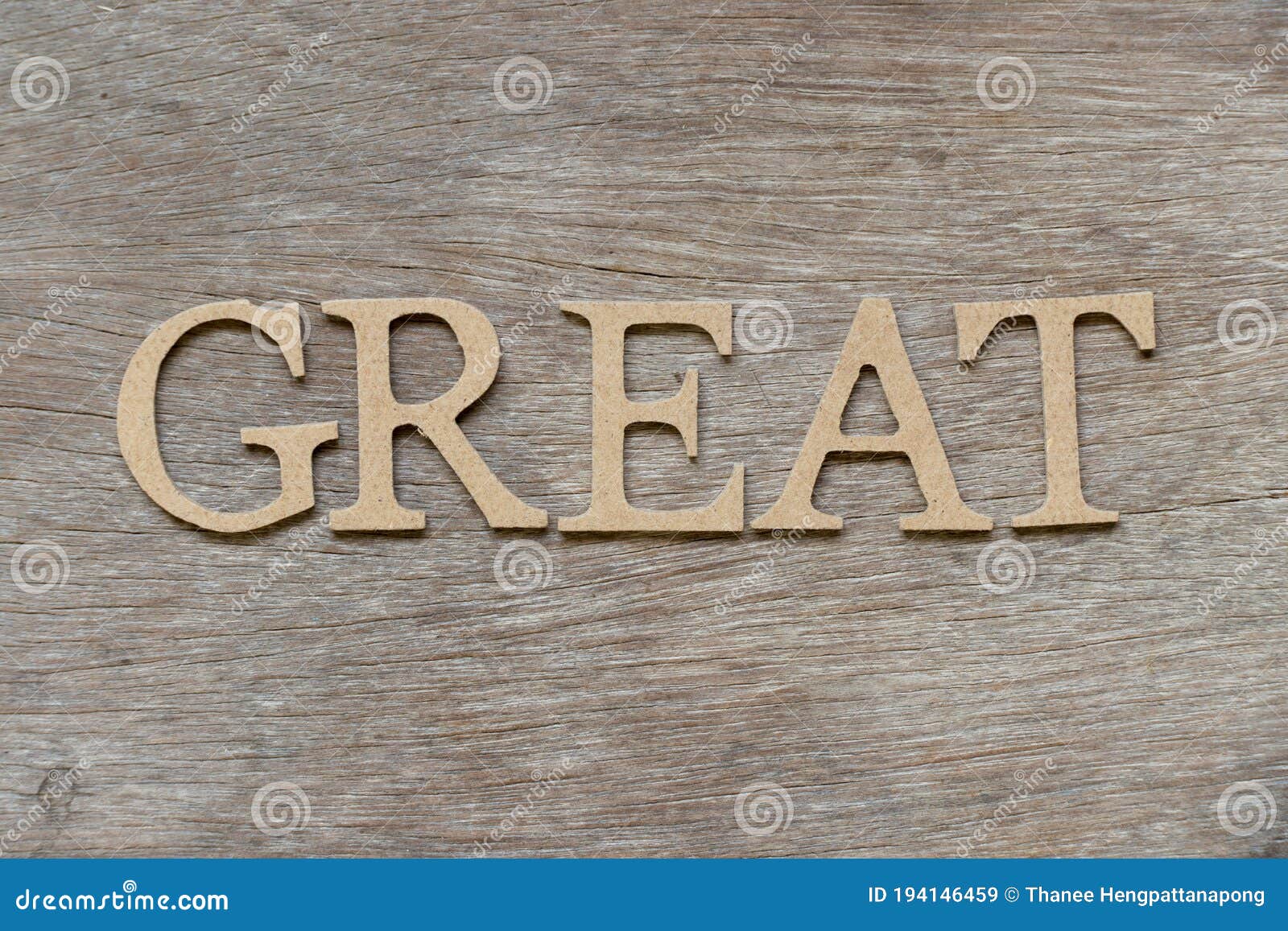 Alphabet in Word Great on Wood Background Stock Image - Image of ...