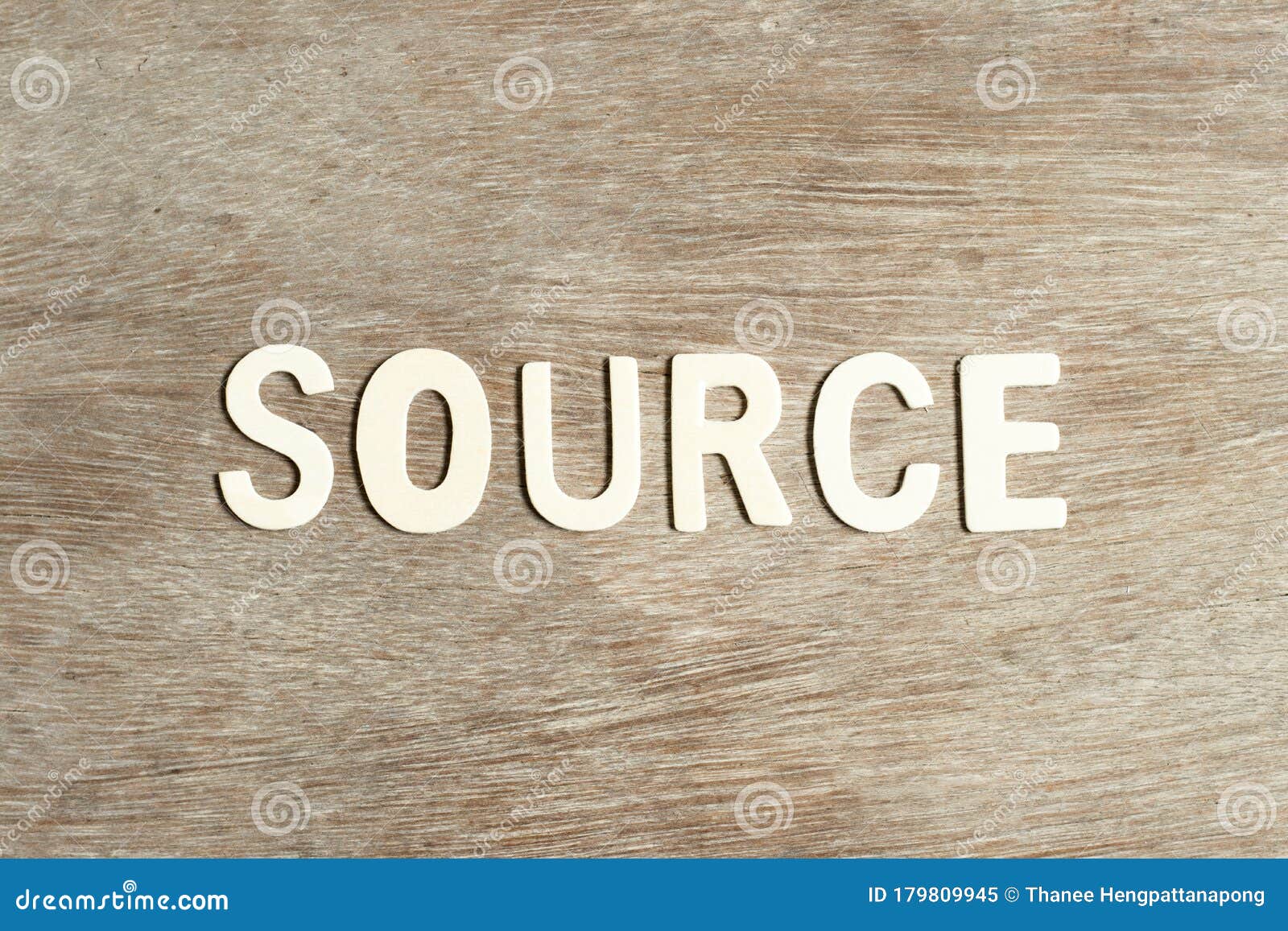 Alphabet in Word Source on Wood Background Stock Image - Image of ...
