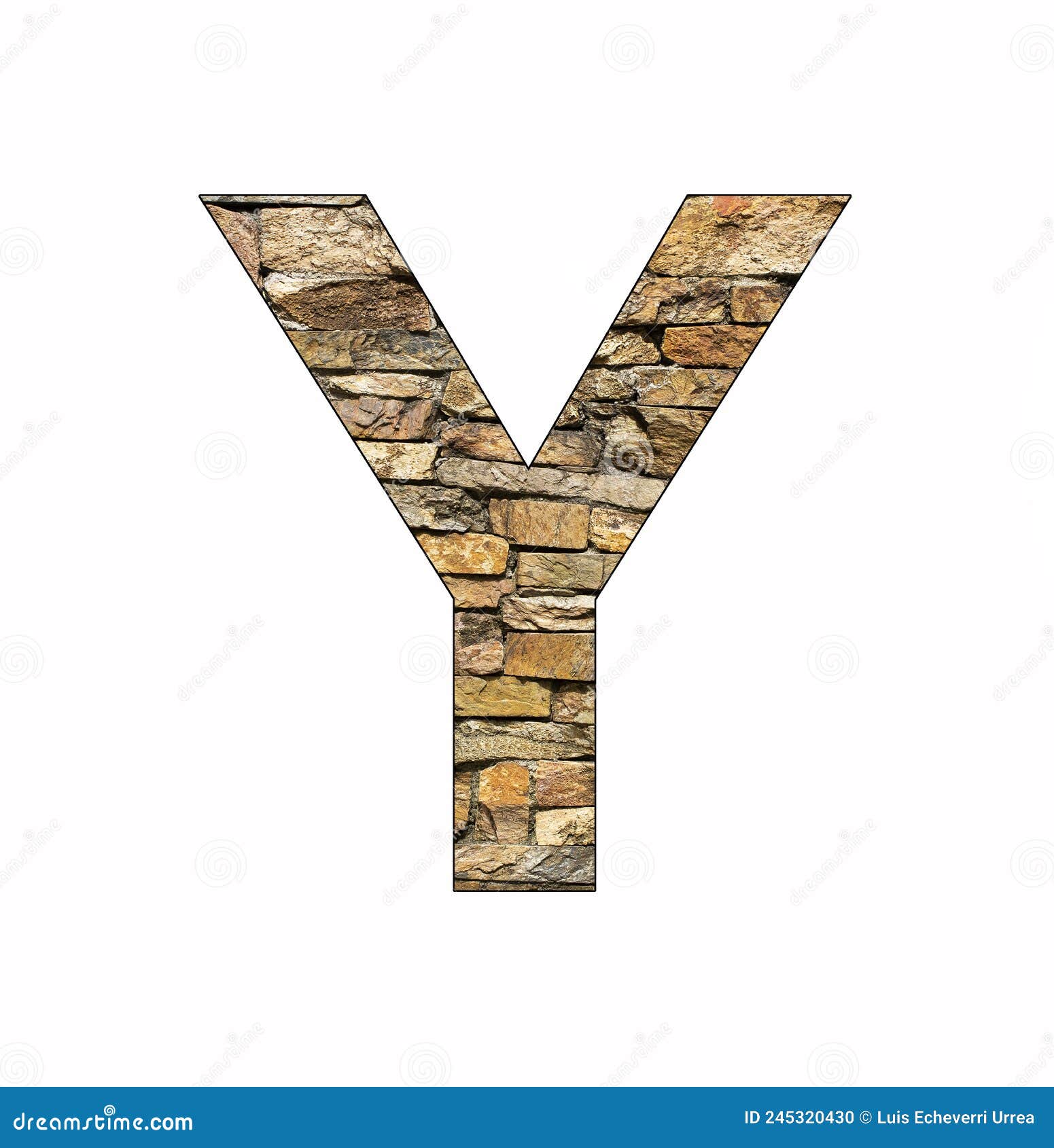 Alphabet Letter Y - Rustic Stone Background Stock Photo - Image of ...