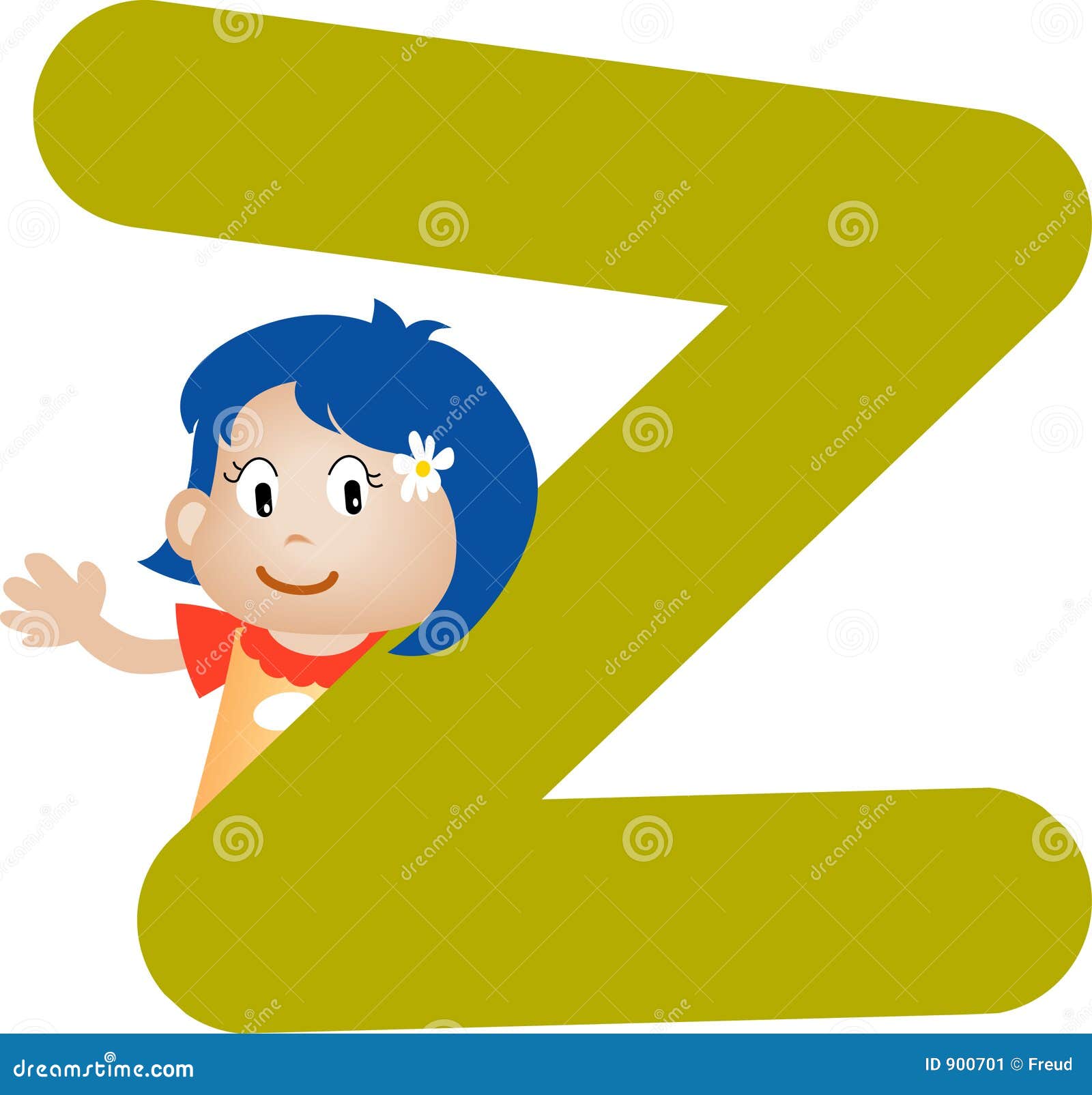 Alphabet Letter Z Girl Stock Illustrations – 143 Alphabet Letter Z Girl ...