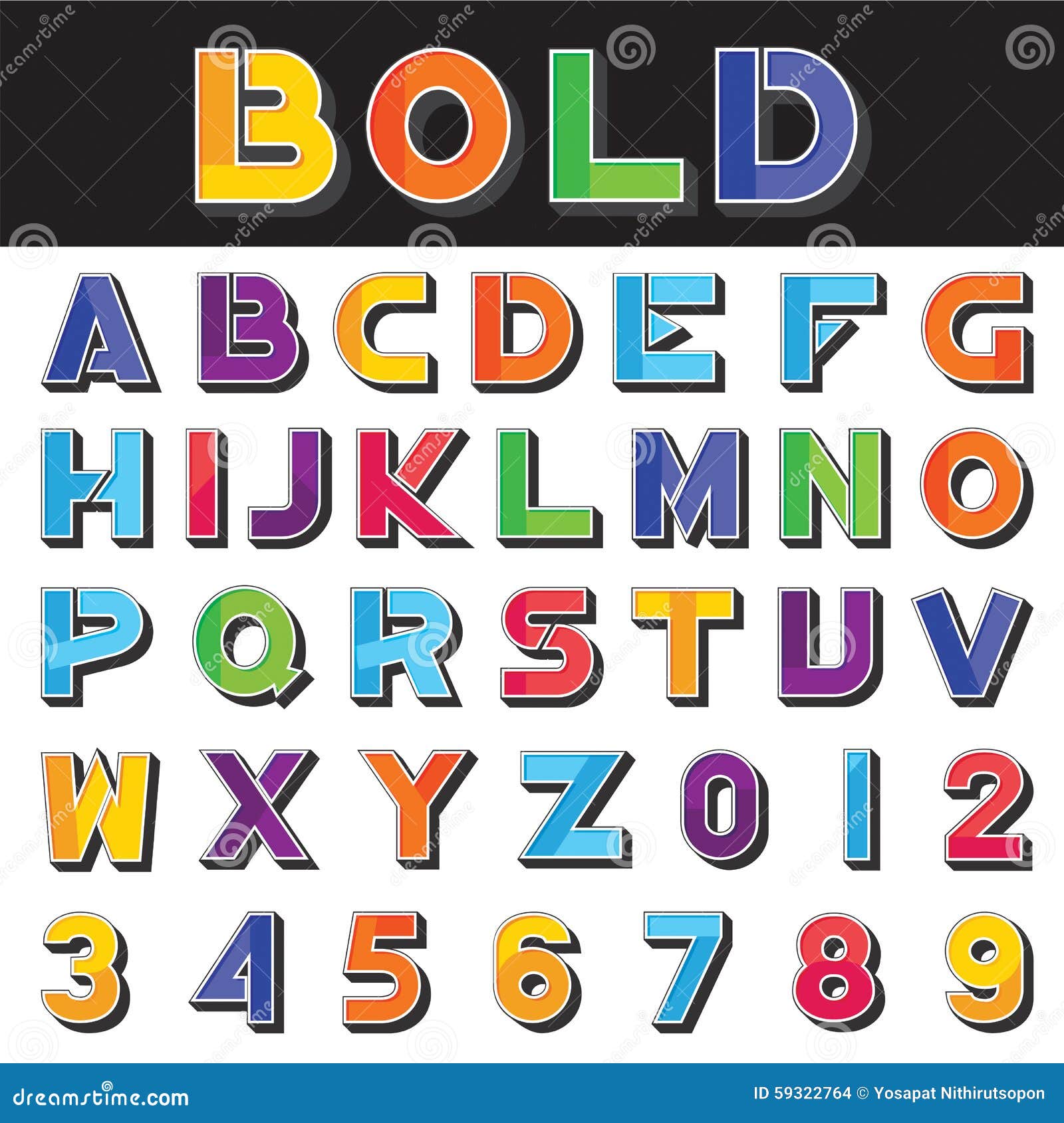 Alphabet letters stock vector. Illustration of collection - 59322764