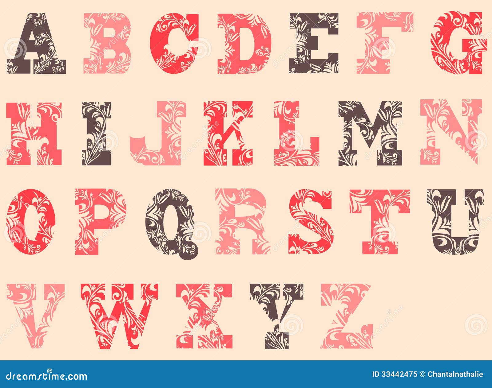 Alphabet letters stock vector. Illustration of learning - 33442475