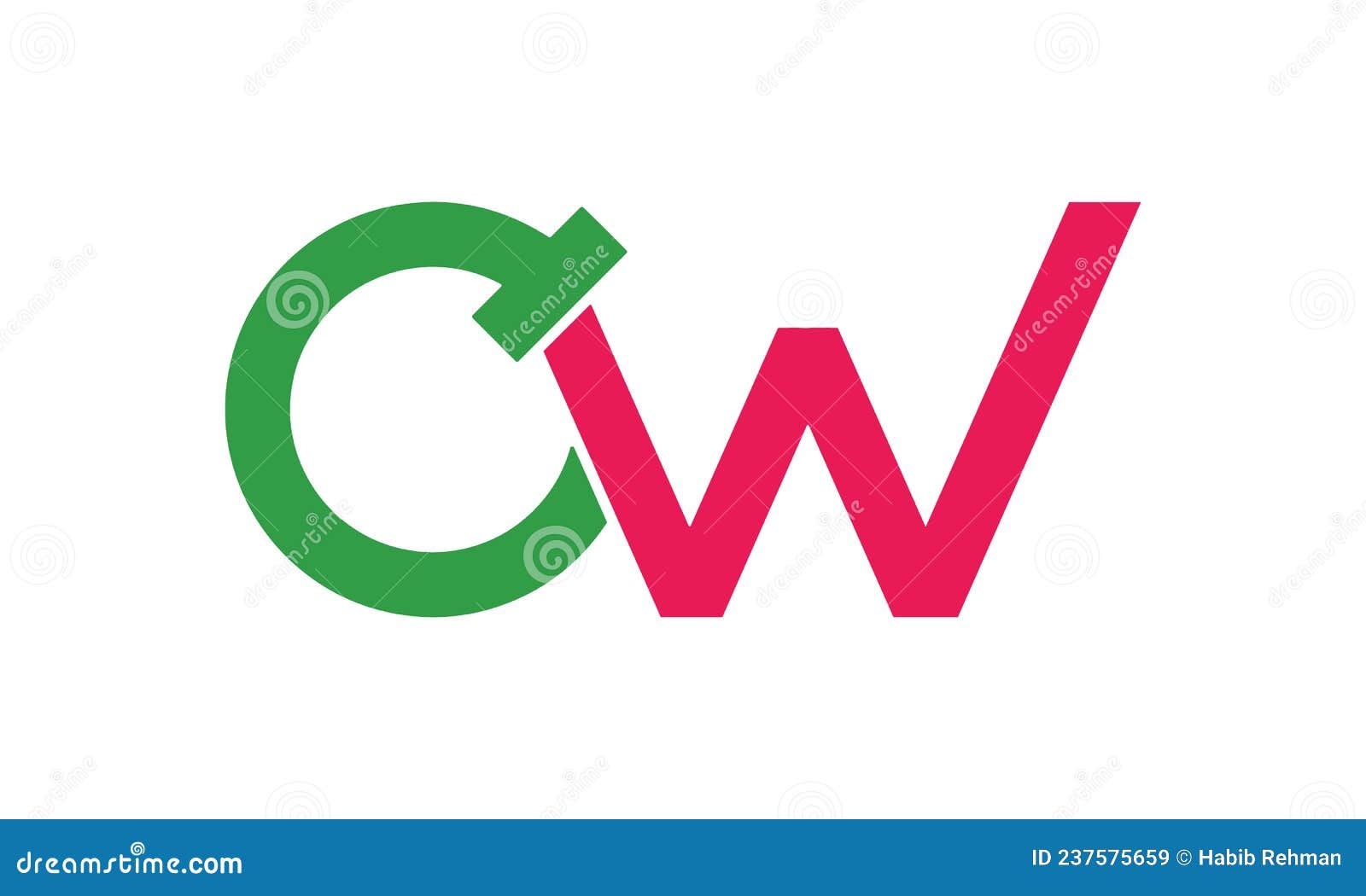 Alphabet Letters Initials Monogram Logo CW, WC, C and W Stock Vector ...