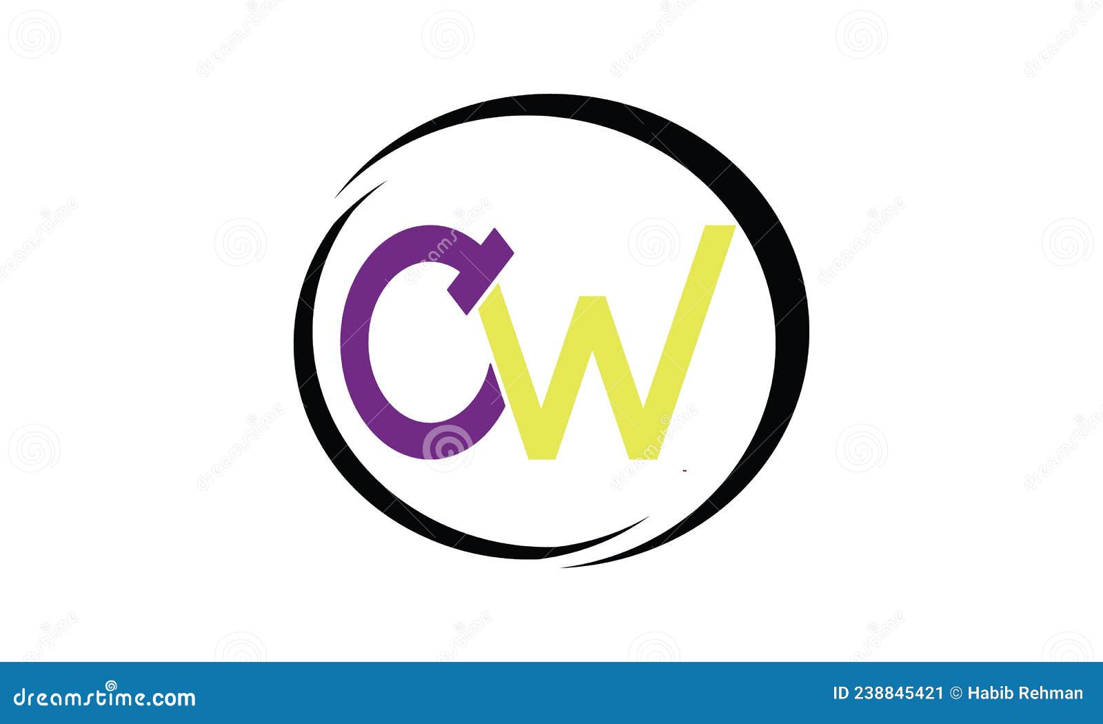 Alphabet Letters Initials Monogram Logo CW, WC, C and W Stock Vector ...
