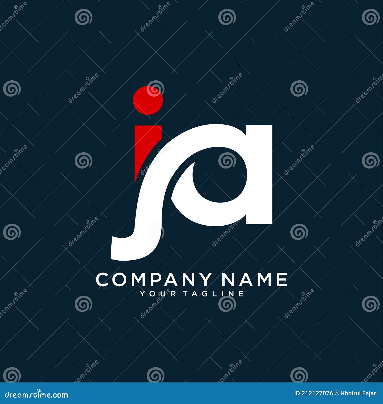 Alphabet Letters Initials Monogram Logo JA or AJ, J and a. Stock Vector ...