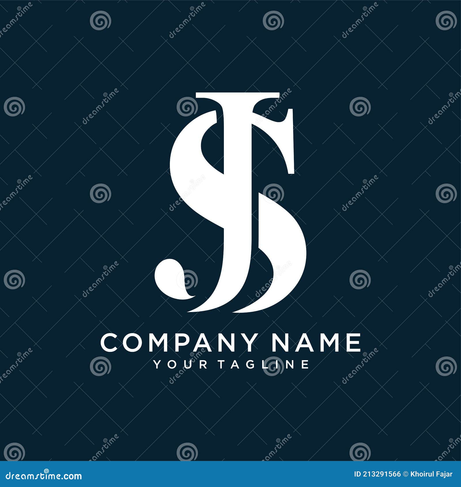 Alphabet Letters Initials Monogram Logo JS or SJ, J and S.Illustration ...