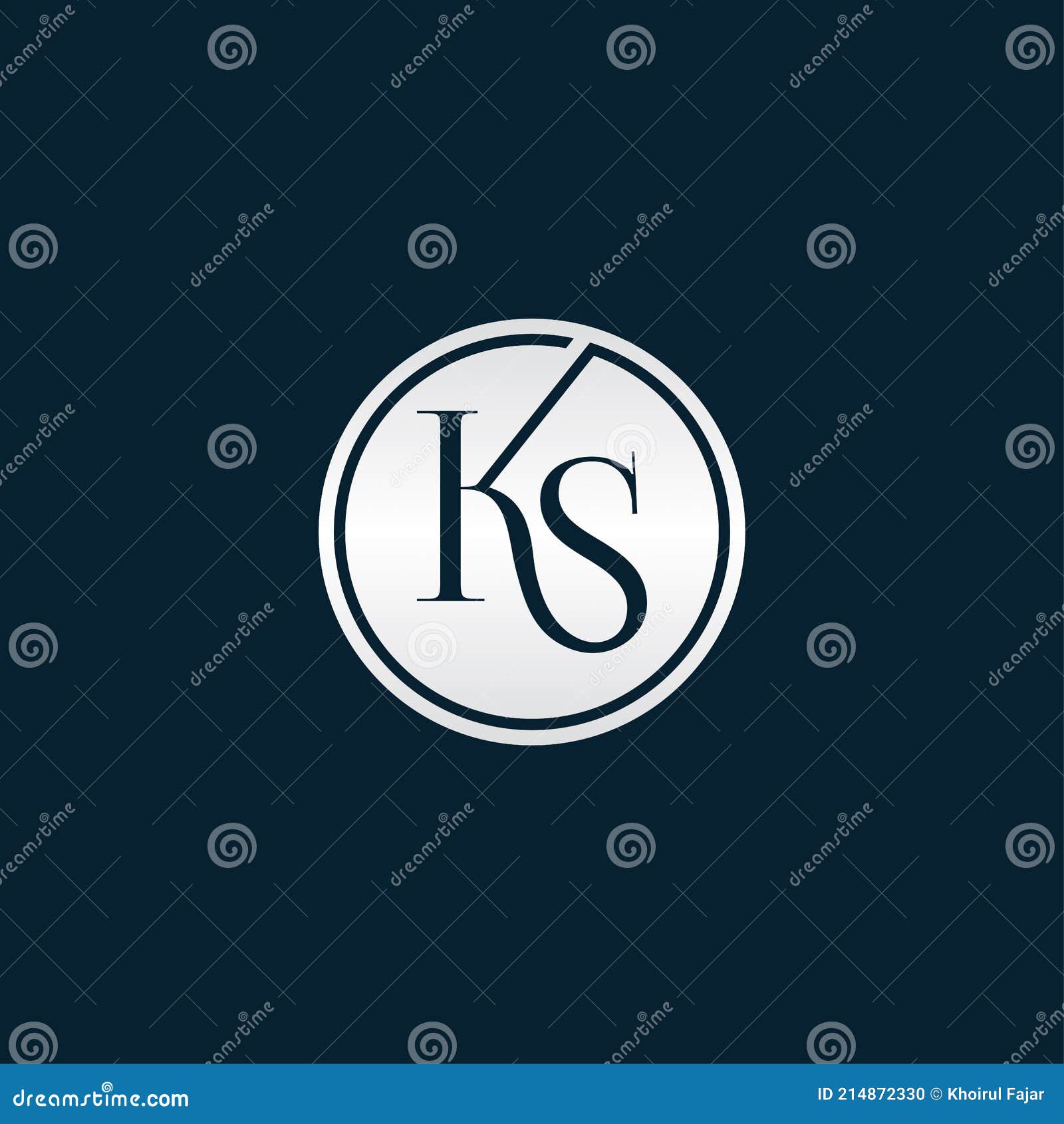 Alphabet Letters Initials Monogram Logo KS.Illustration Vector Stock ...