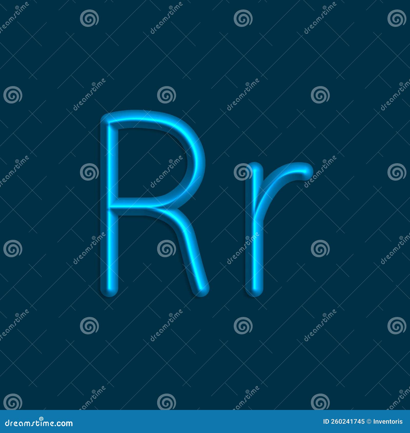 Alphabet letters of lights stock vector. Illustration of neon - 260241745