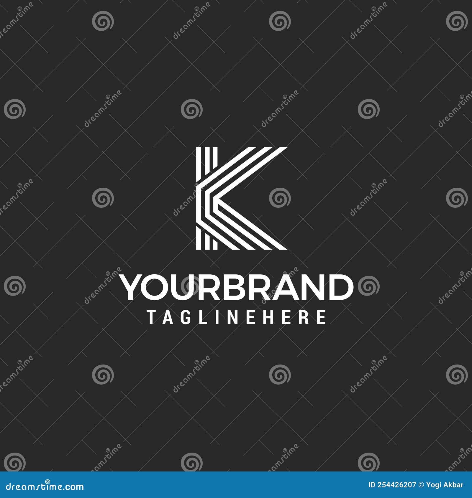 Alphabet Letters Monogram Icon KK Logo Line Design Template Vector ...