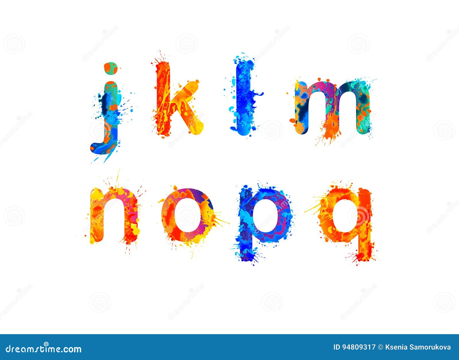 Alphabet. Letters. Part 2 of 3 Stock Vector - Illustration of education ...