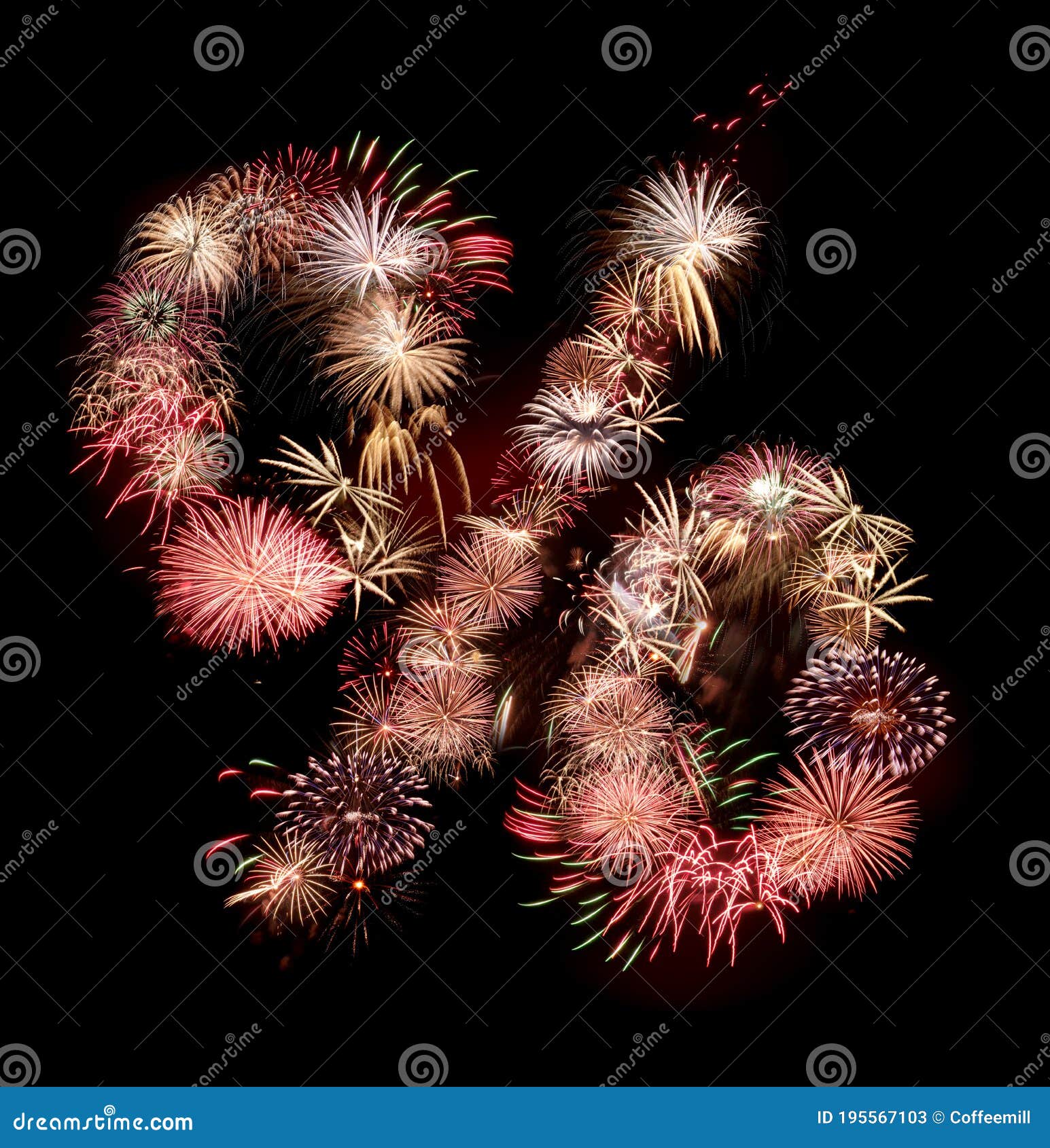 Alphabet Letters from Salute and Fireworks Stock Illustration ...