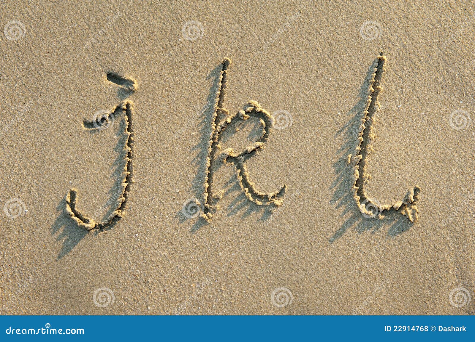 Alphabet Letters in Sand on Beach Stock Photo - Image of teach ...