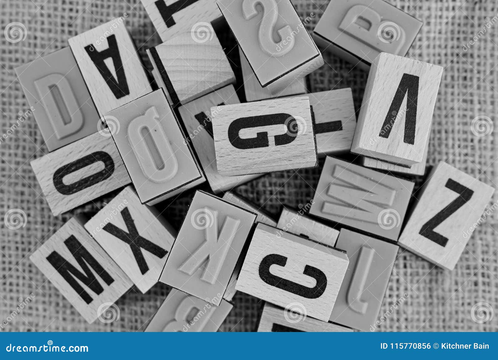 Alphabet Letters stock photo. Image of large, empty - 115770856