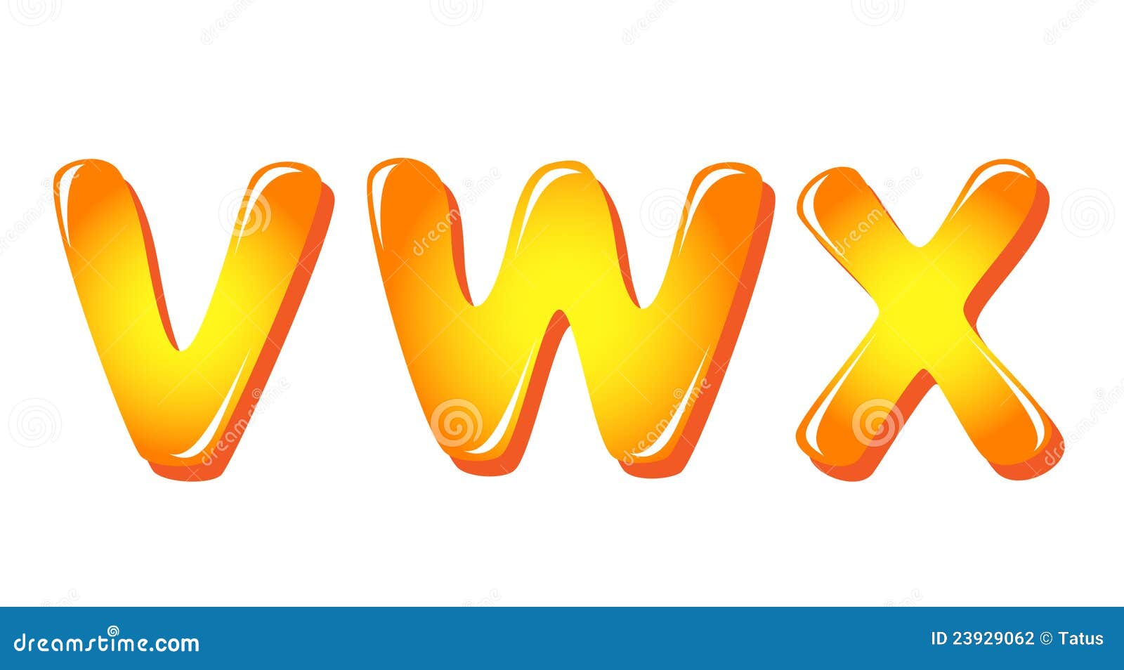 Alphabet Letters in Sun Colors Stock Vector - Illustration of font ...