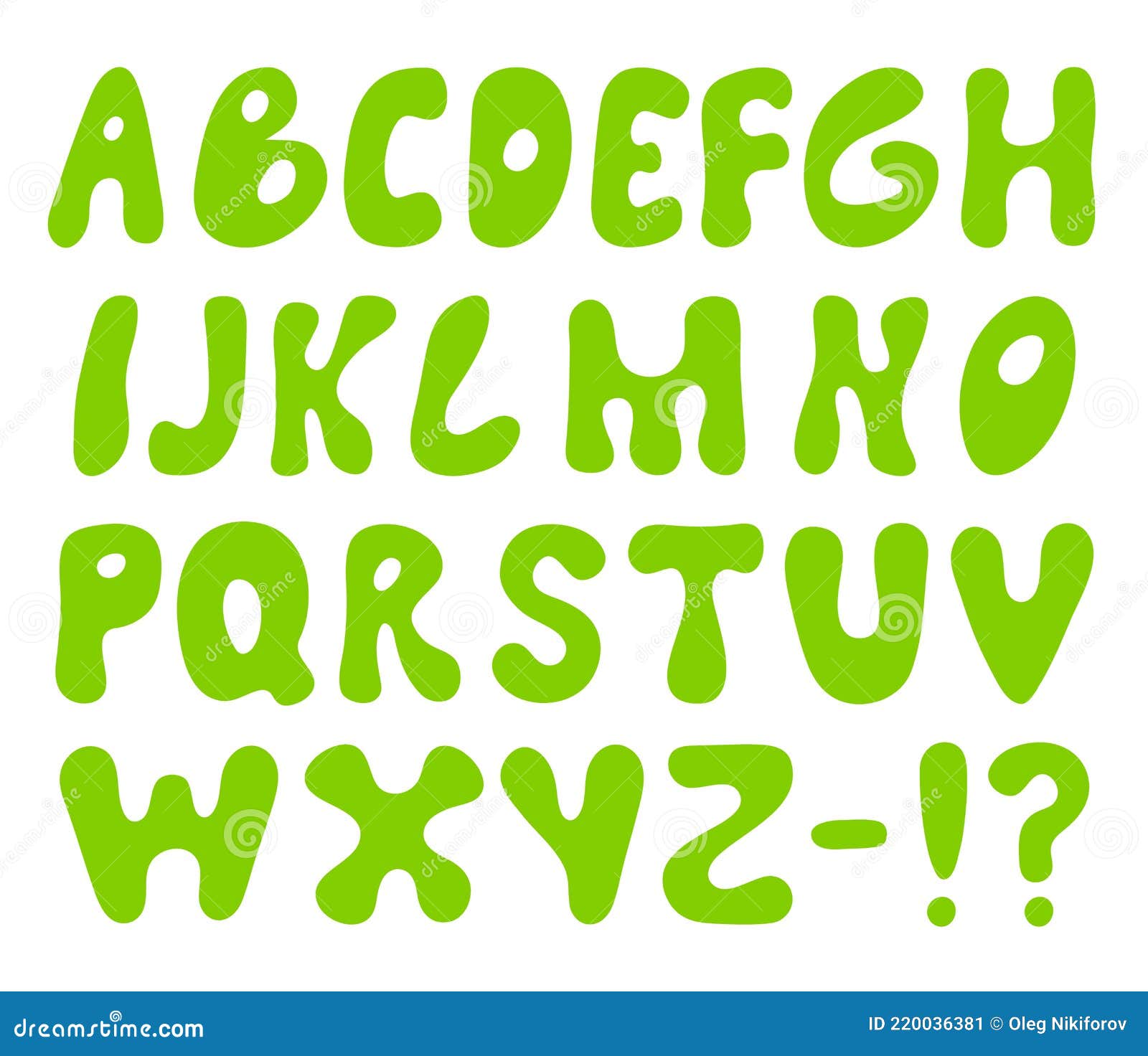 Alphabet letters vector stock vector. Illustration of handwritten ...