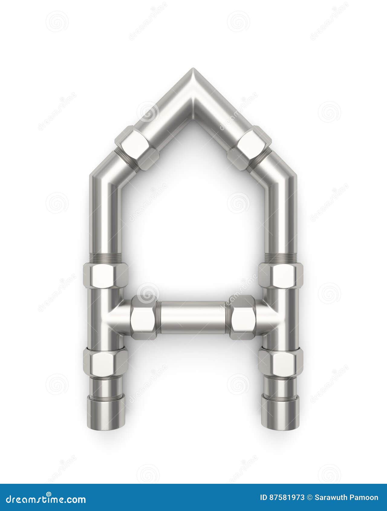 PVC Pipe Letter Concept Royalty-Free Stock Photography | CartoonDealer ...