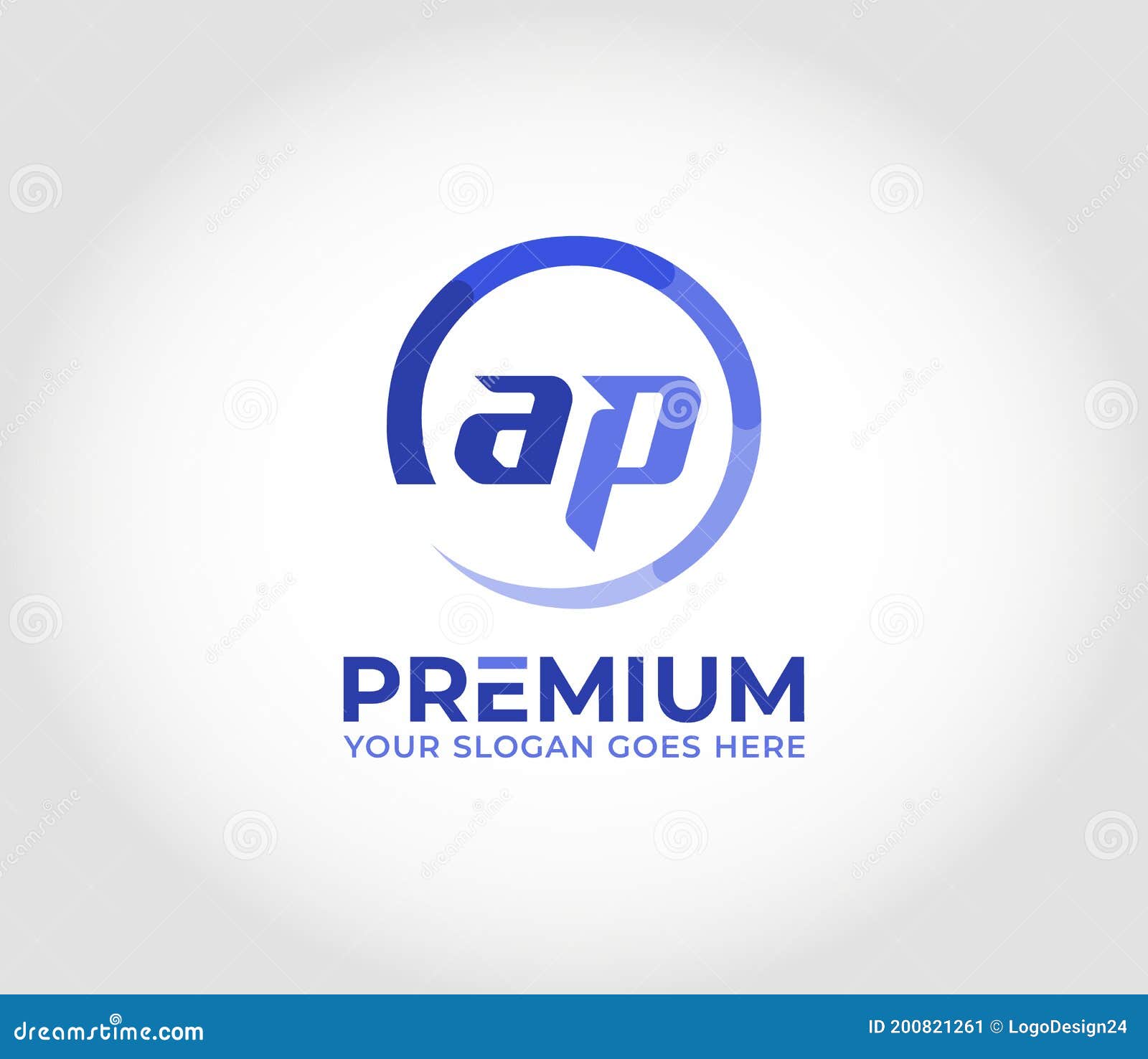 AP Modern Logo Design Concept Stock Vector - Illustration of corporate ...