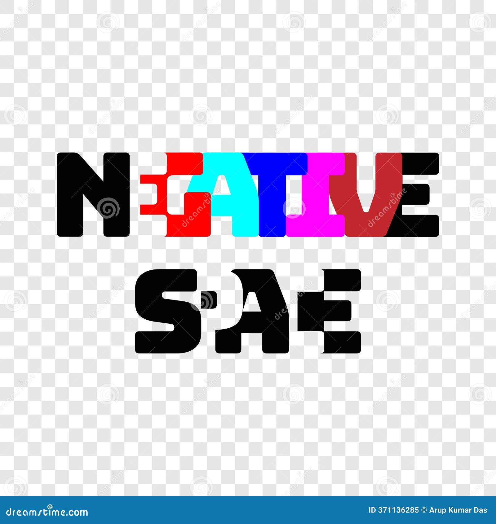 63 Alphabet Negative Space Logo Cartoon Vector | CartoonDealer.com ...