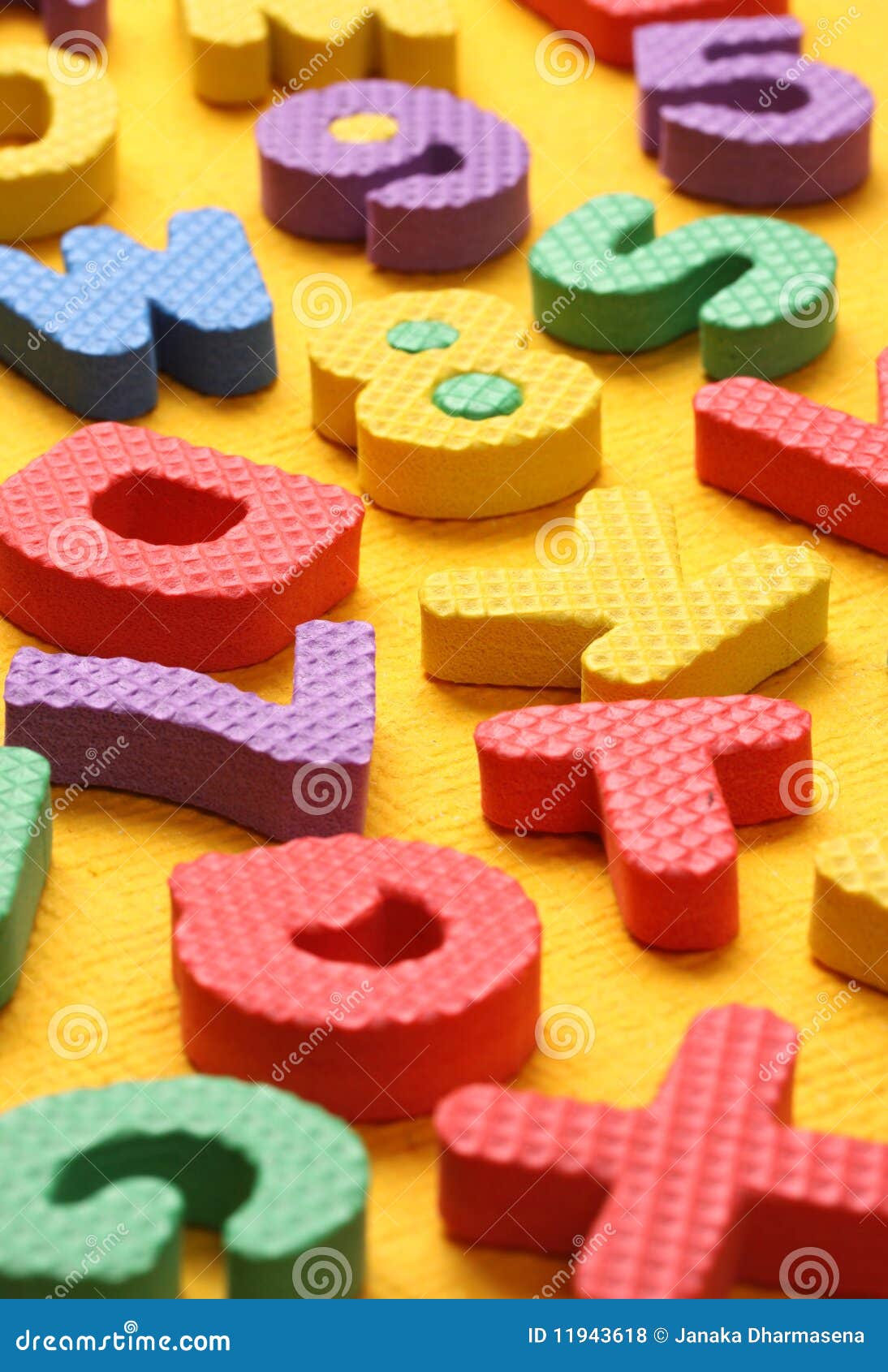 Alphabet and Number Blocks stock photo. Image of education - 11943618