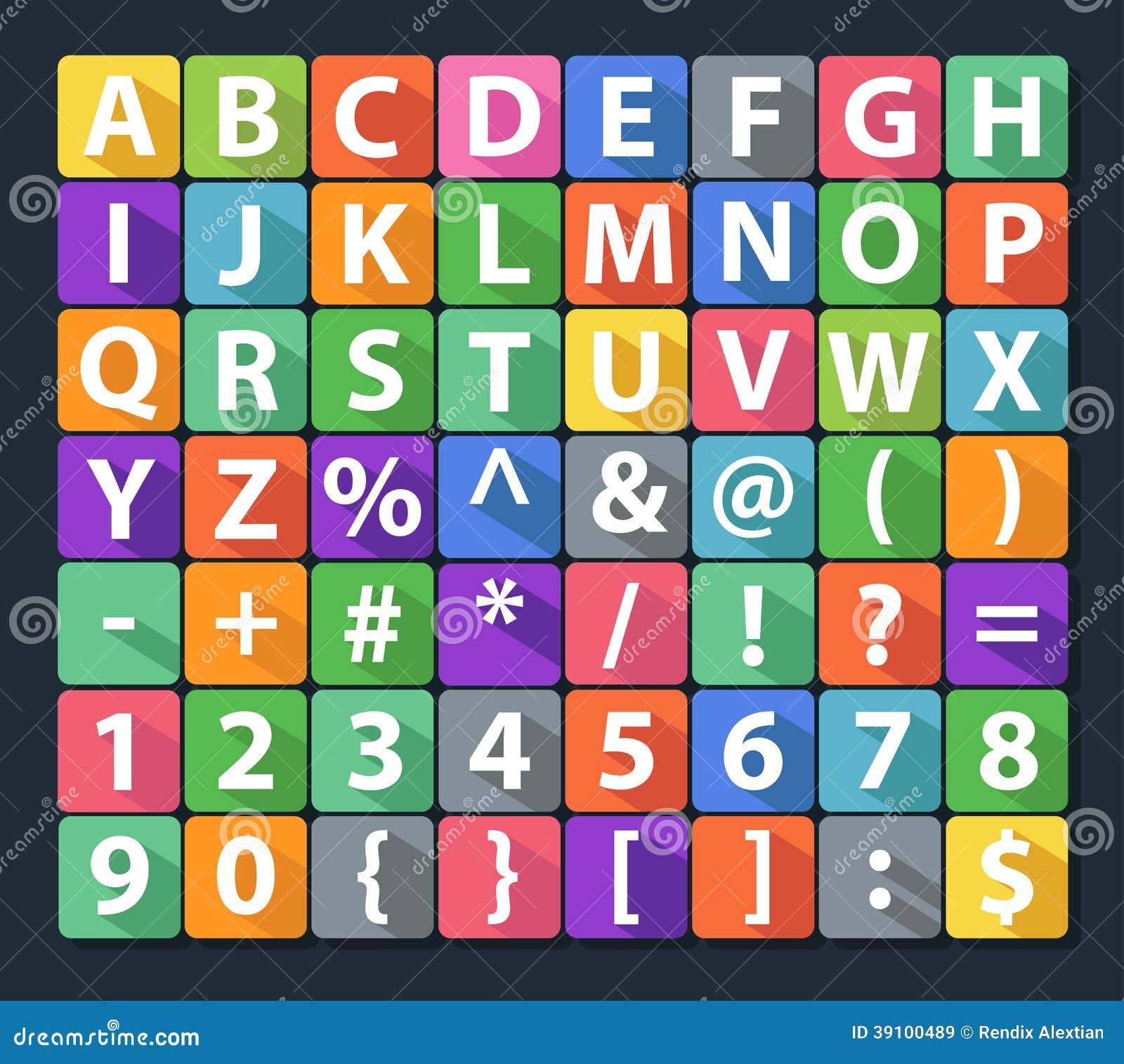 Number 2 Flat Design Swoosh Template 1 Vector Illustration ...